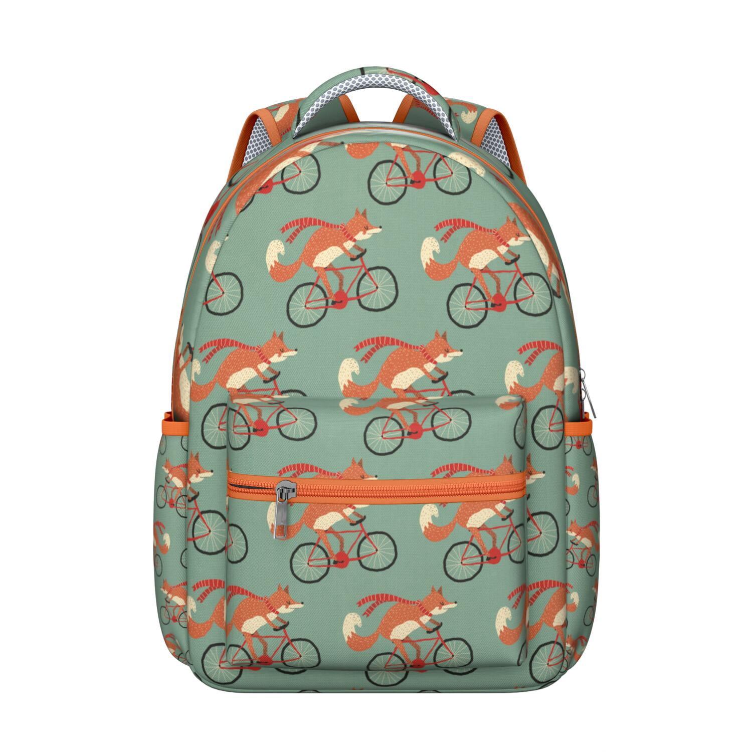 Stylish Foxy Night Sky Print Waterproof Backpack - Ergonomic Laptop ...