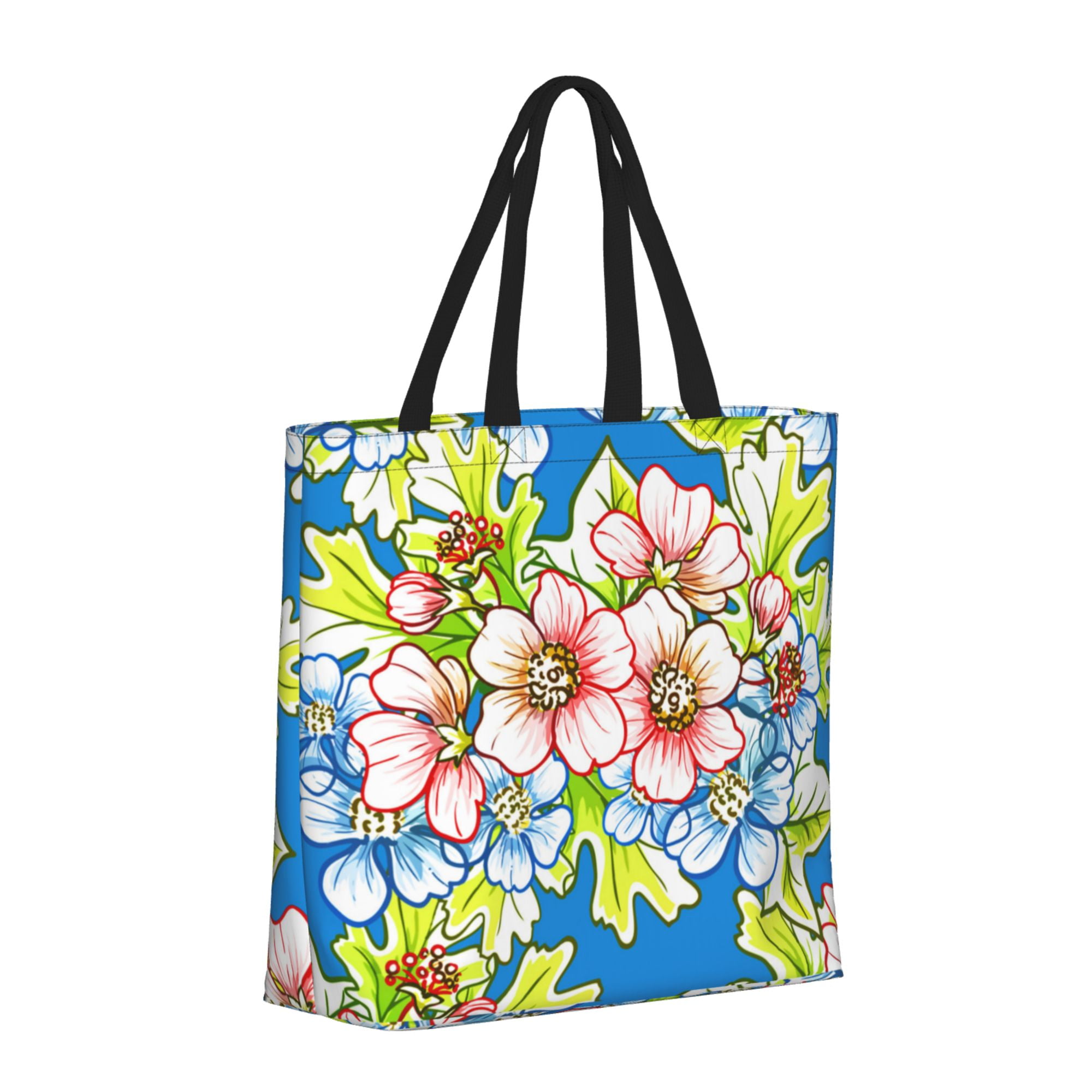 Stylish Funny Abstract Elegance Model With Flora Extra Large Shoulder ...