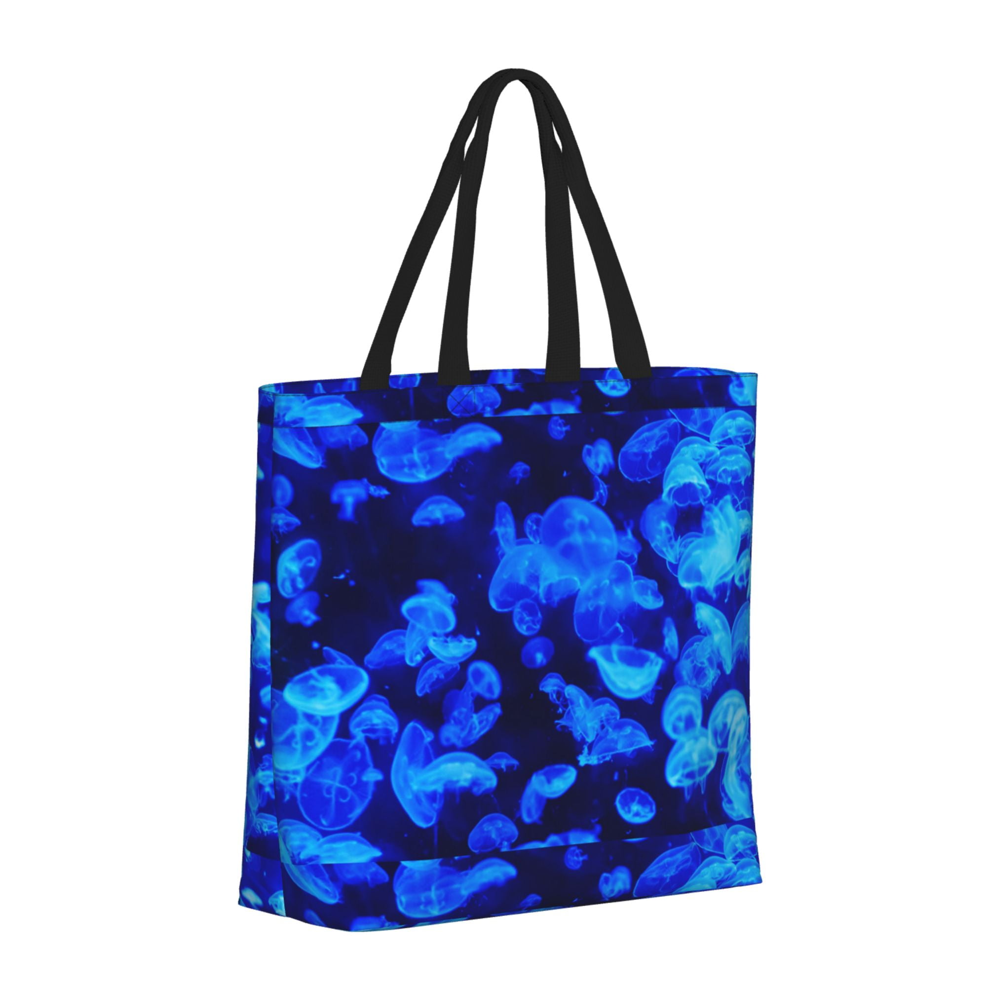 Stylish Funny Blue Sea Ocean Extra Large Shoulder Zippered One Shoulder Convenience Bag For ...