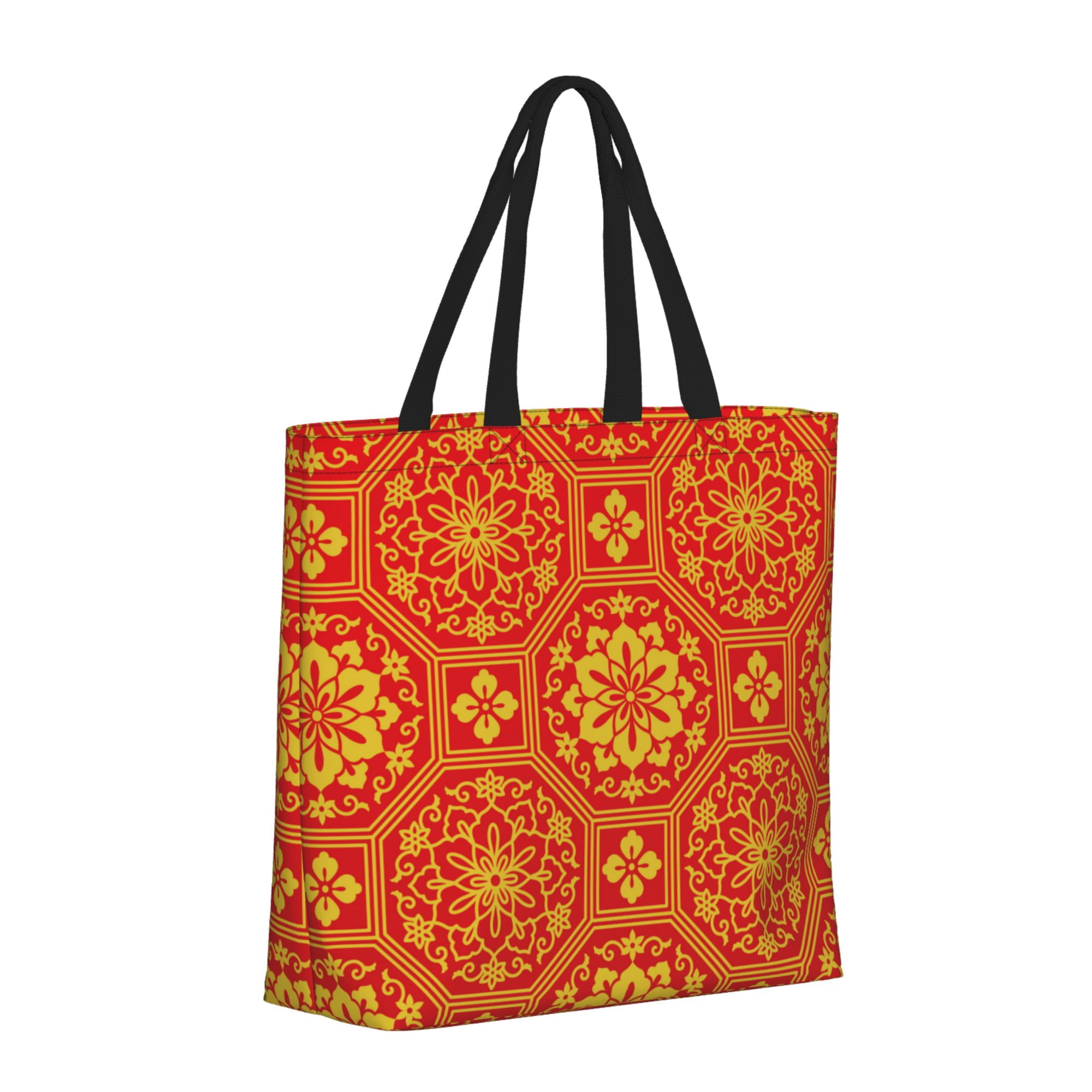 Stylish Funny Chinese_Patterns Extra Large Shoulder Zippered One ...