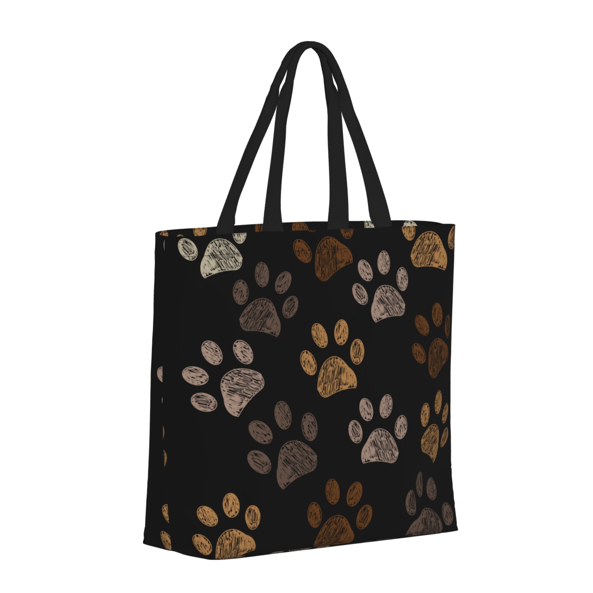 Stylish Funny Dog Paw Extra Large Shoulder Zippered One Shoulder ...