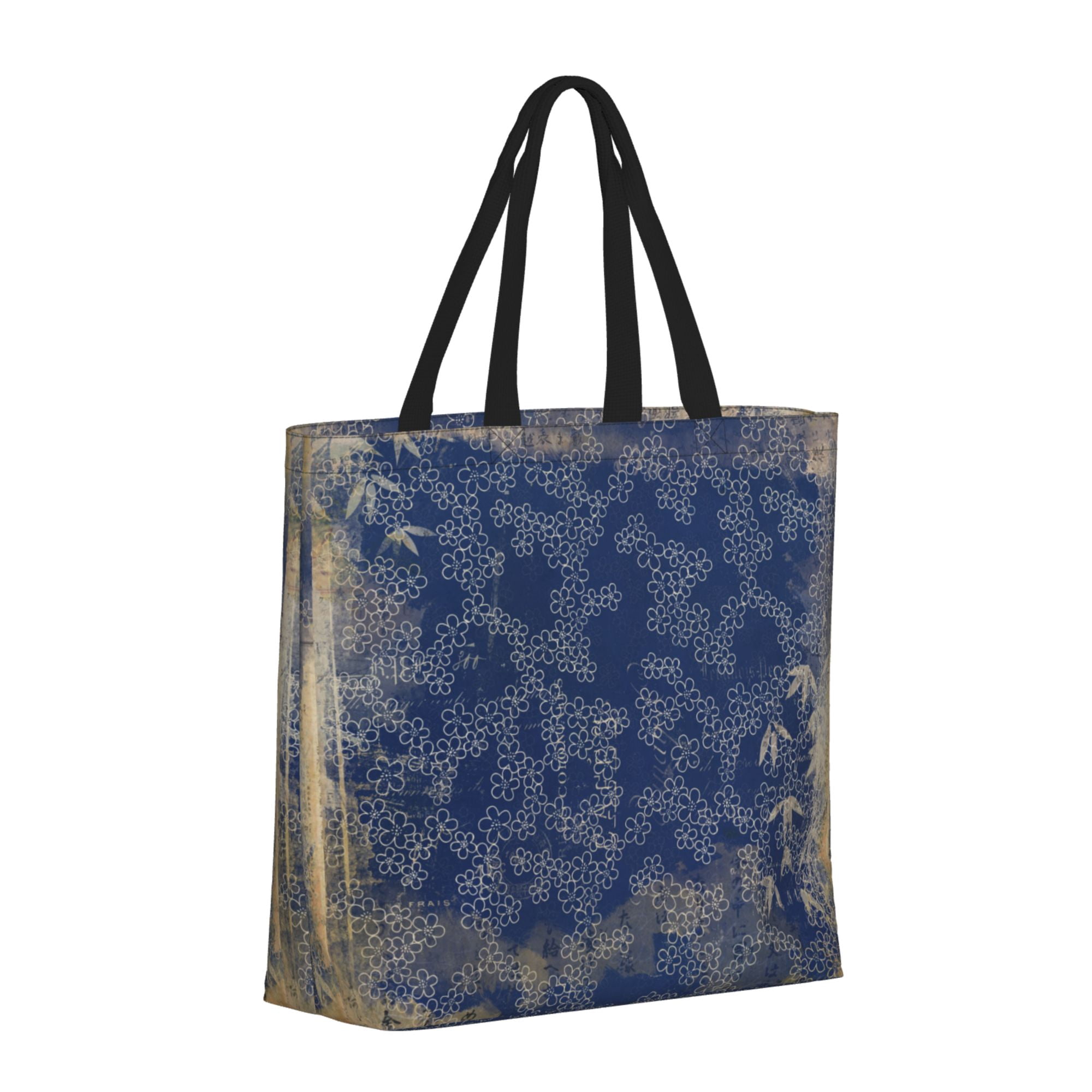 Stylish Funny Japanese Style Pattern Background Extra Large Shoulder Zippered One Shoulder ...