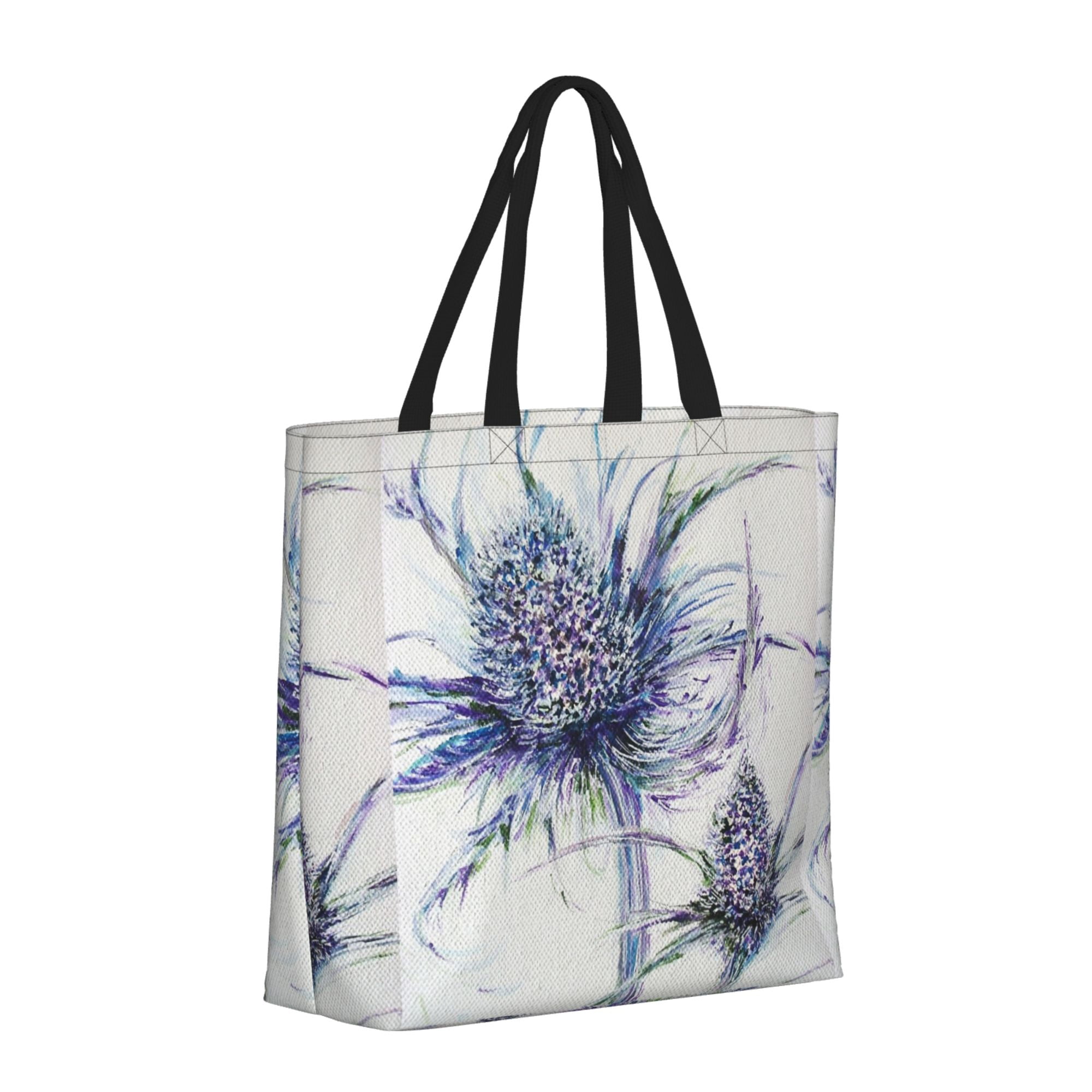 Stylish Funny Wild Thistle Extra Large Shoulder Zippered One Shoulder ...