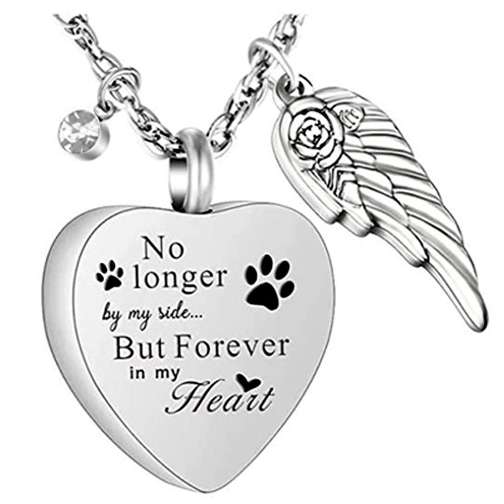 Stylish Heart Wing Necklace Accessory for Cherishing Memories of Lovers ...