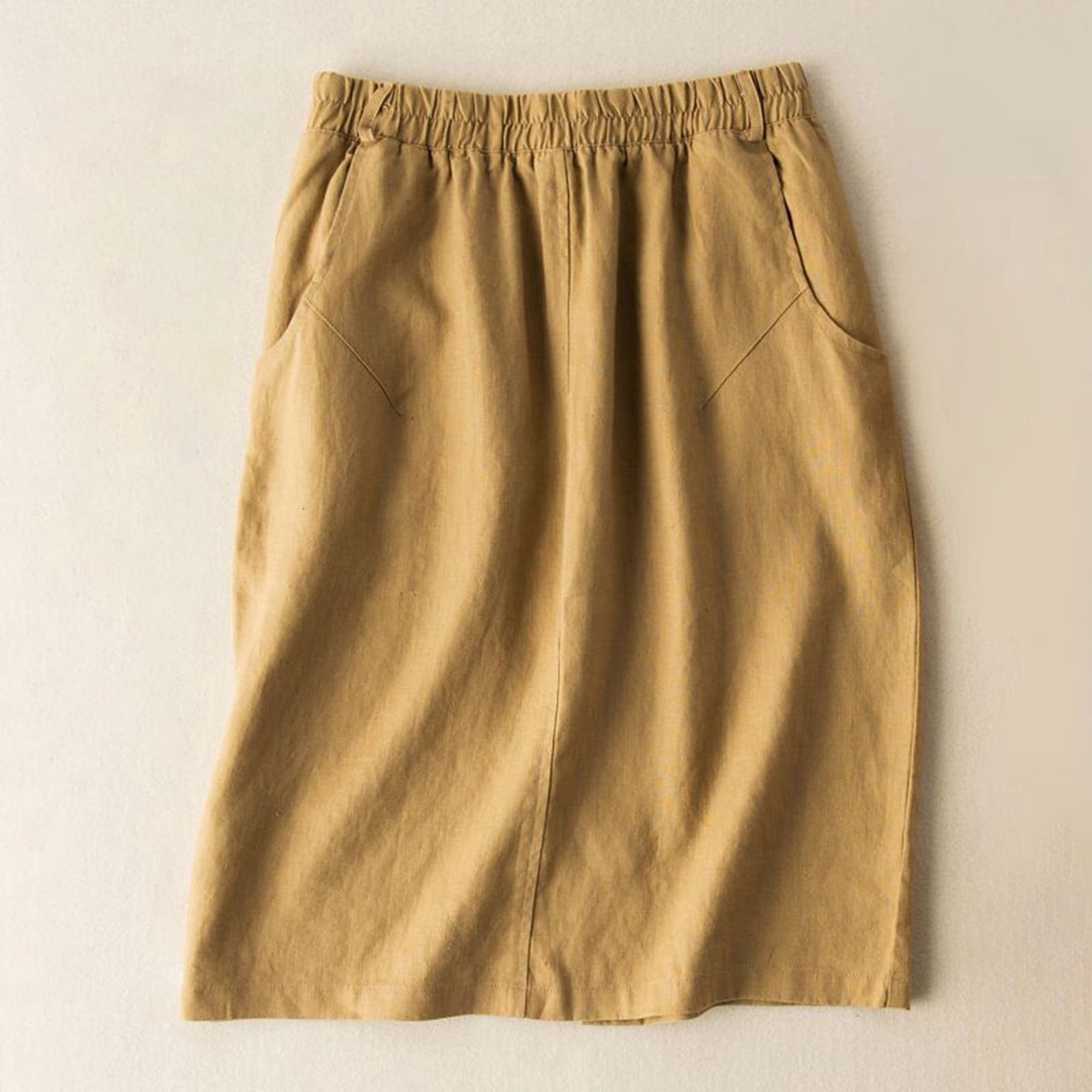 Stylish High Waisted A Line Skirt For Everyday Wear For Spring And ...