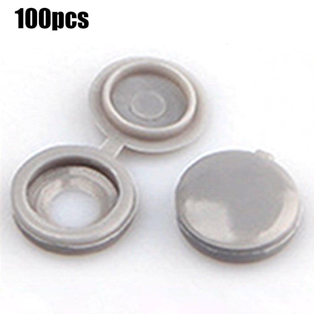 Stylish Hinged Plastic Screw Cap Covers Pack of 100 Assorted Color ...