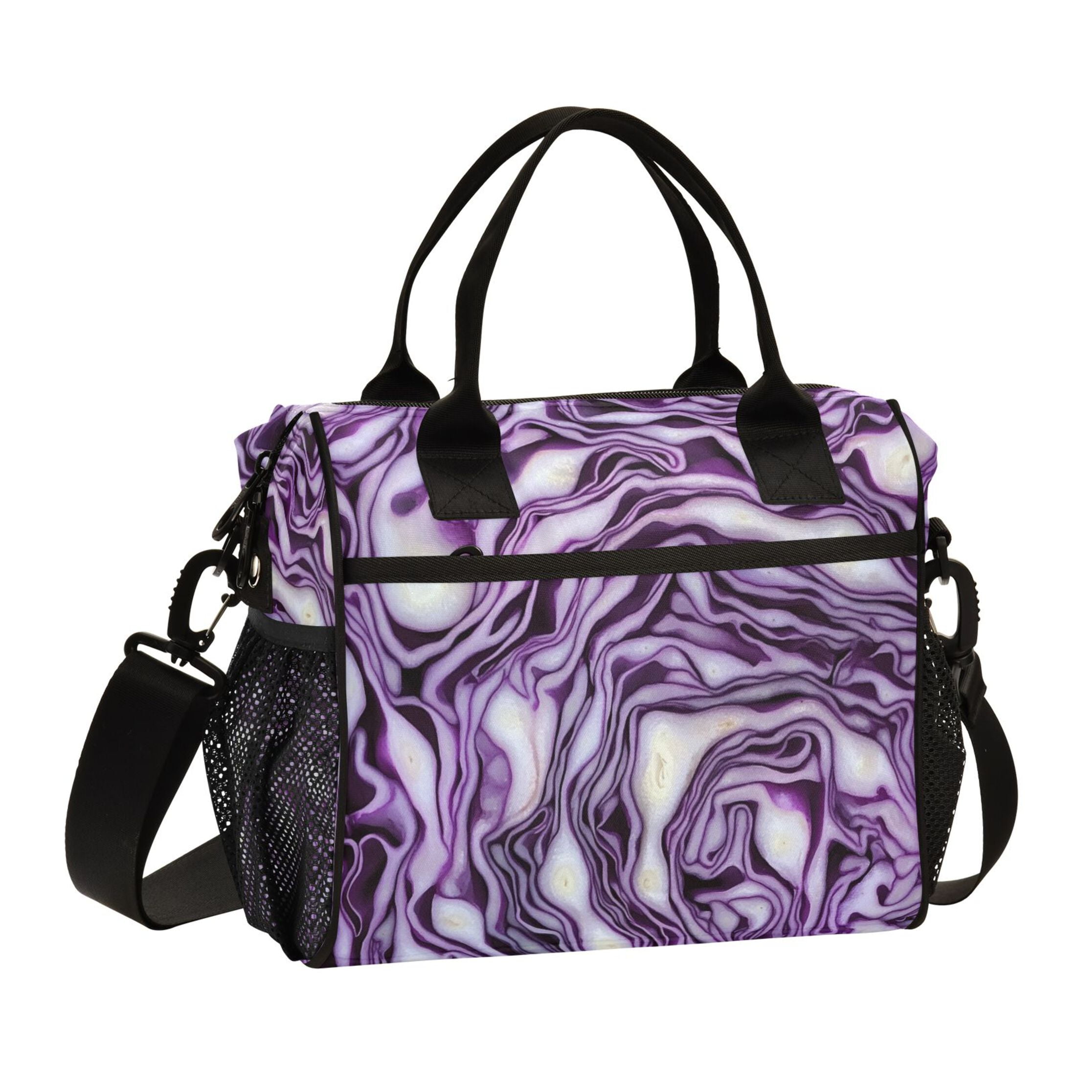 Stylish Insulated Lunch Tote Bag Lunch Cooler Tote Reusable Cooler Bag for Work, Camping, Picnic ...