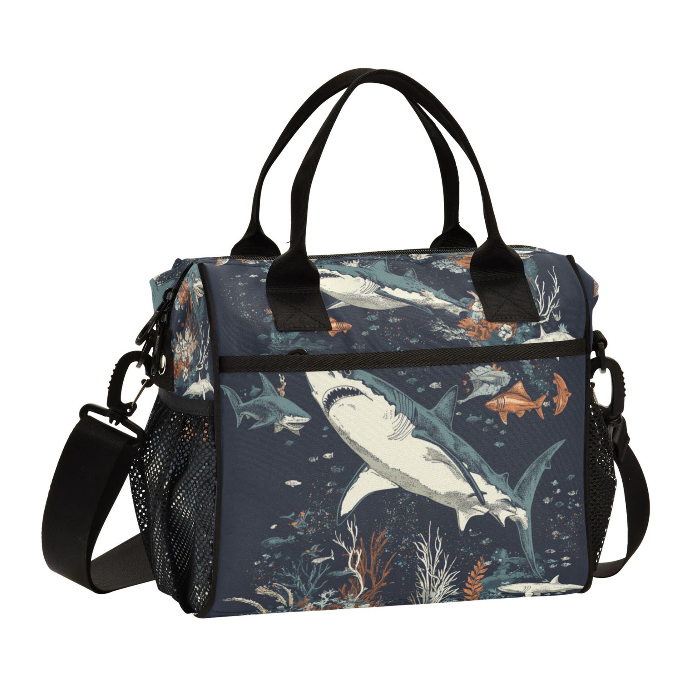 Stylish Insulated Lunch Tote Bag Lunch Cooler Tote Reusable Cooler Bag ...