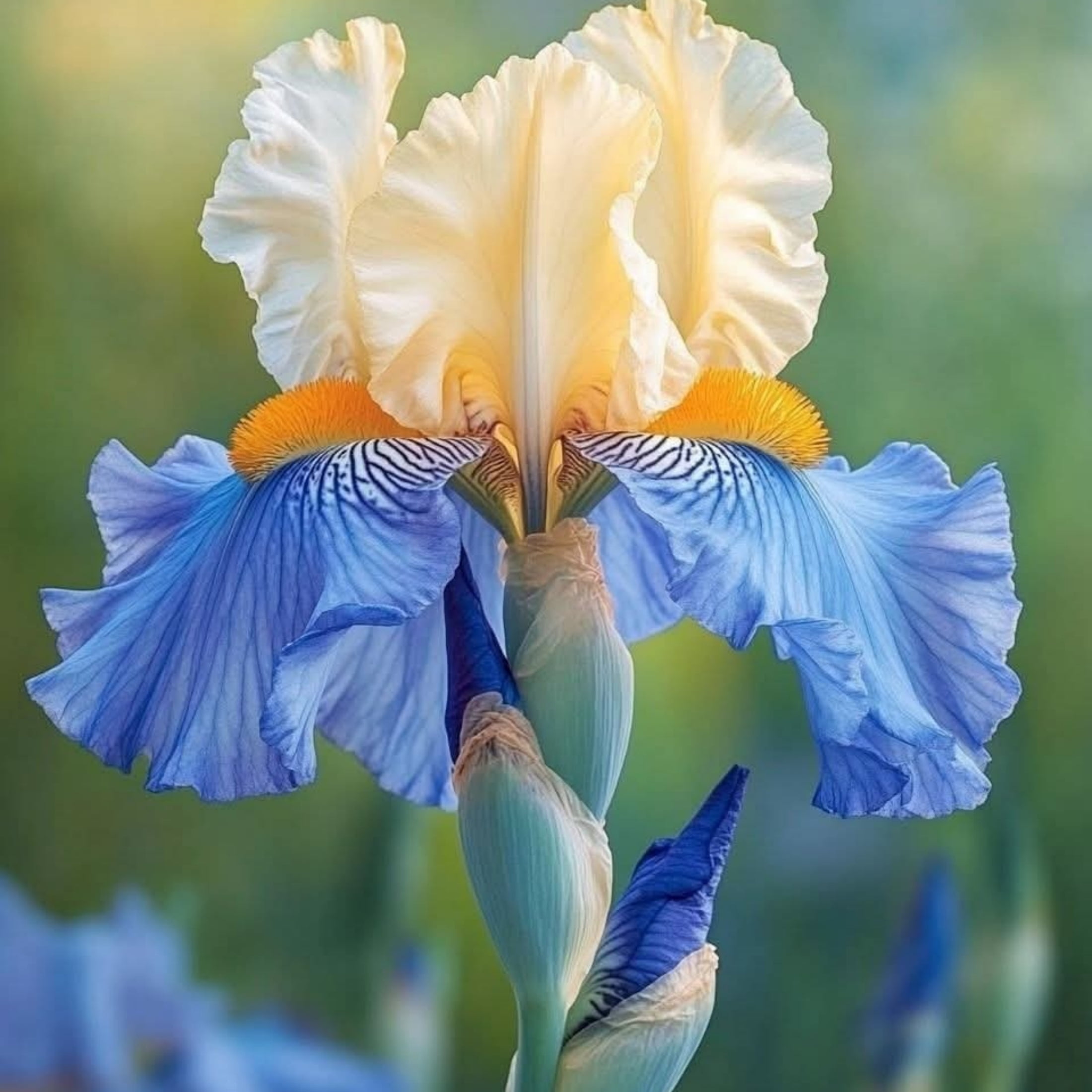 Stylish Iris Design Accent for Patio and Garden Décor - Walmart.com