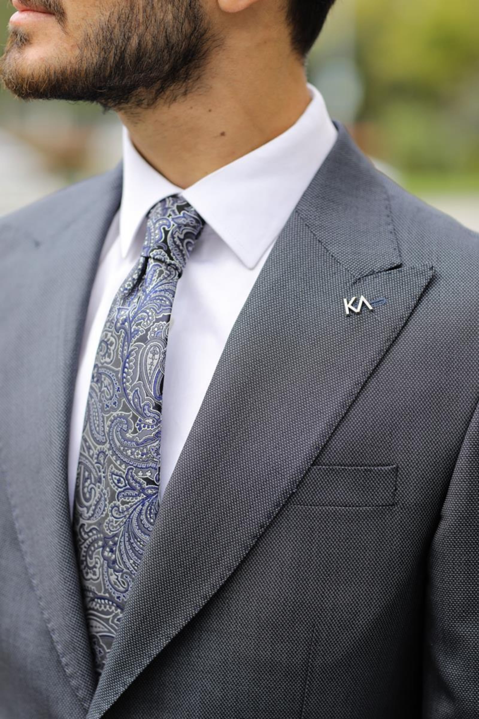 Stylish Jacket, Slim Fit Wool Special Design Navy Blue Men's Jacket ...