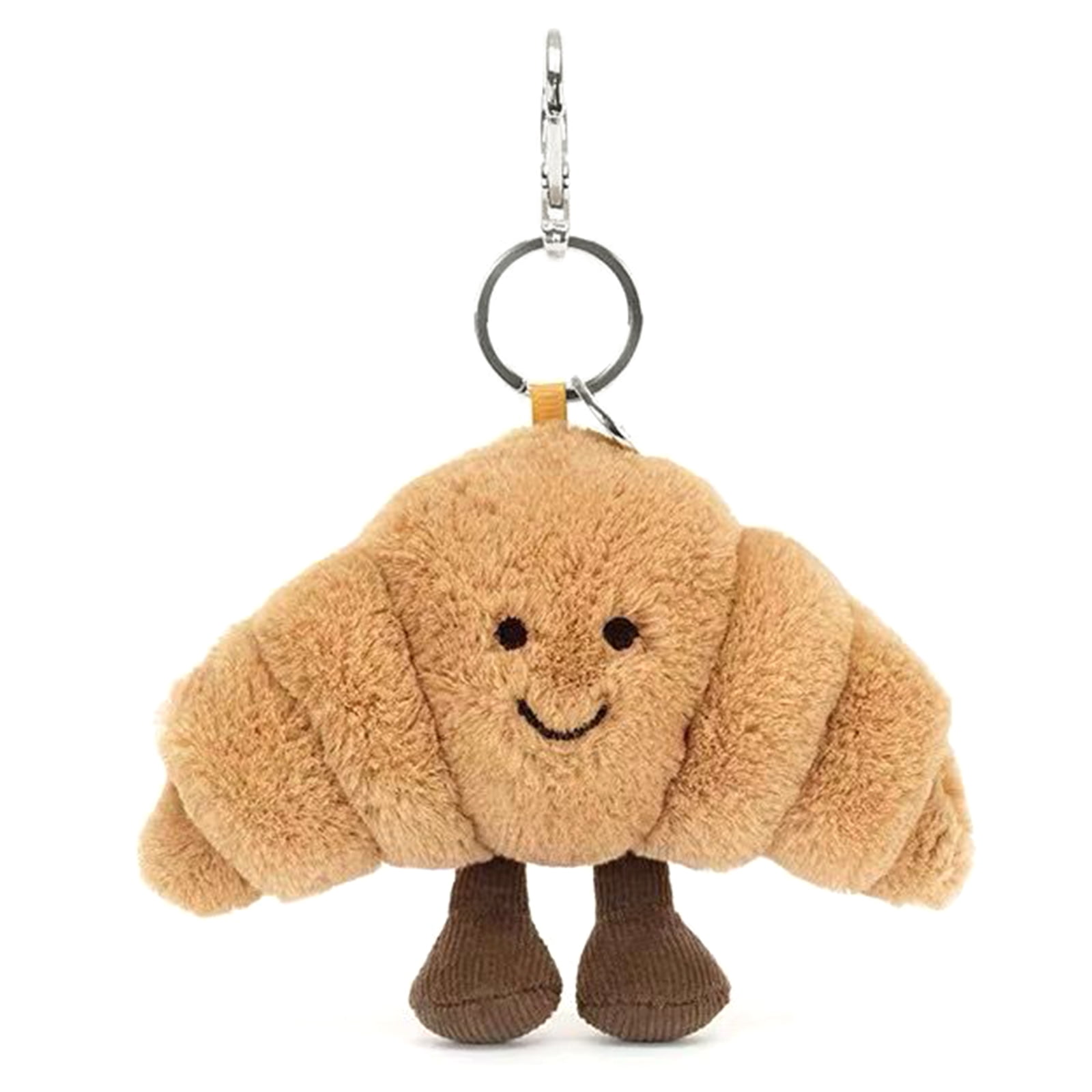 Stylish Keyring Croissants Bread Coin Bag Pendant Fashionable Keychain ...