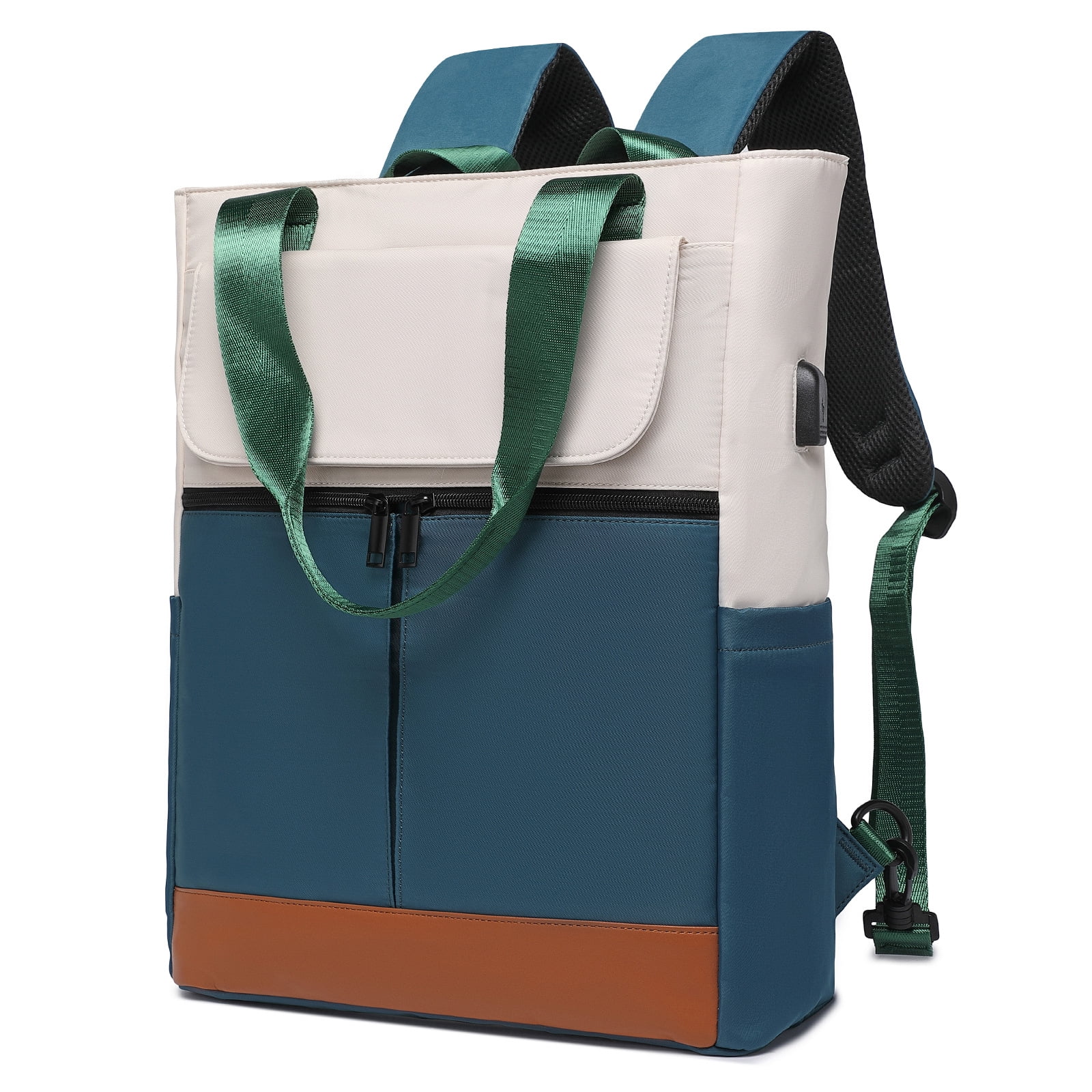 Stylish Laptop Backpack with USB Charging Port, Fits Laptops Up to 16 ...