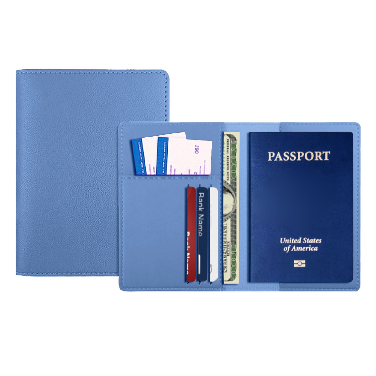 "Stylish Leather Passport Wallet Available In Nine Gorgeous Colors For ...