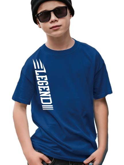 Stylish Legend Alphabet Print T-shirt For 5-14Y Boys - Casual Graphic ...
