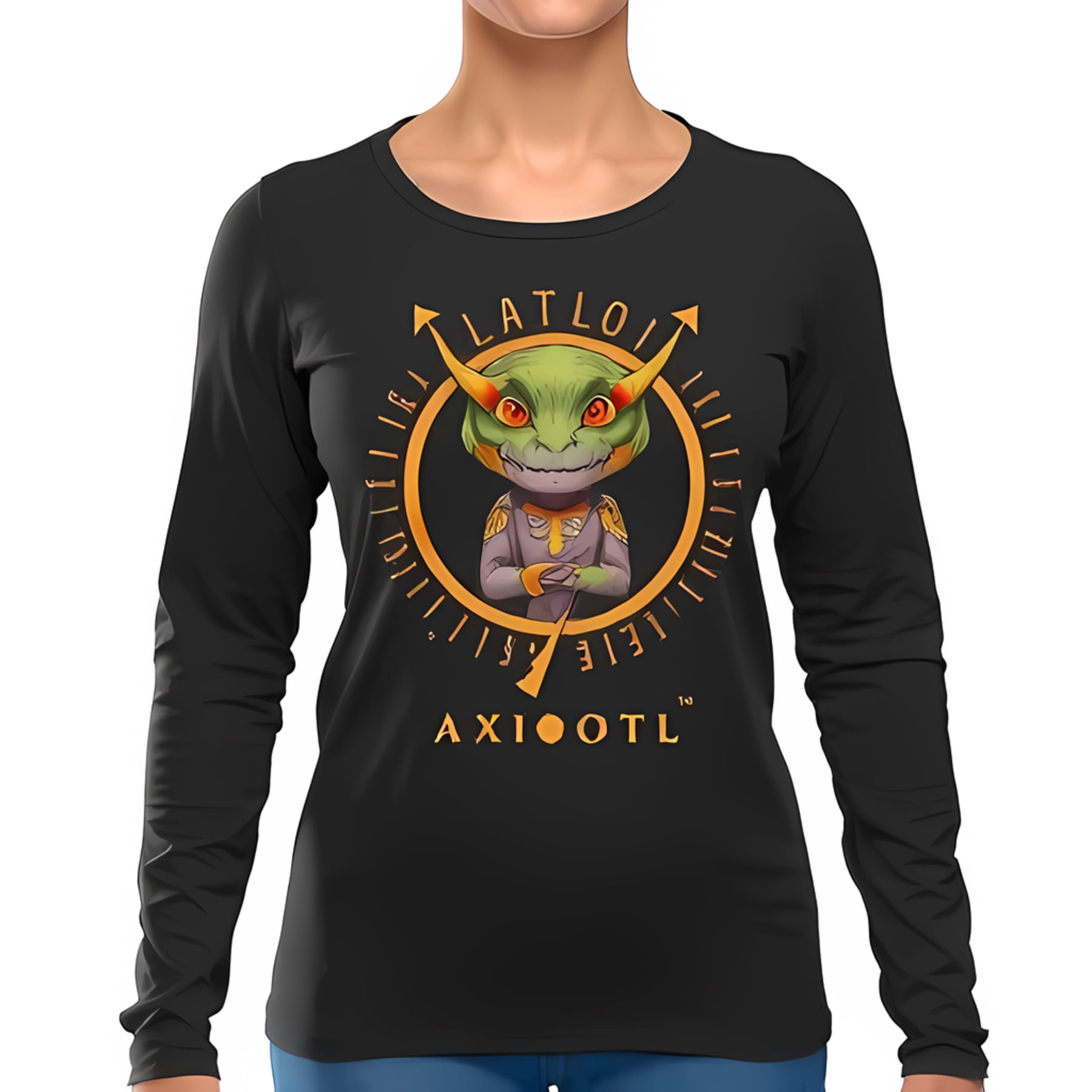 Stylish Long Sleeve T-Shirt for Mythical Creature Fans - Whimsical ...