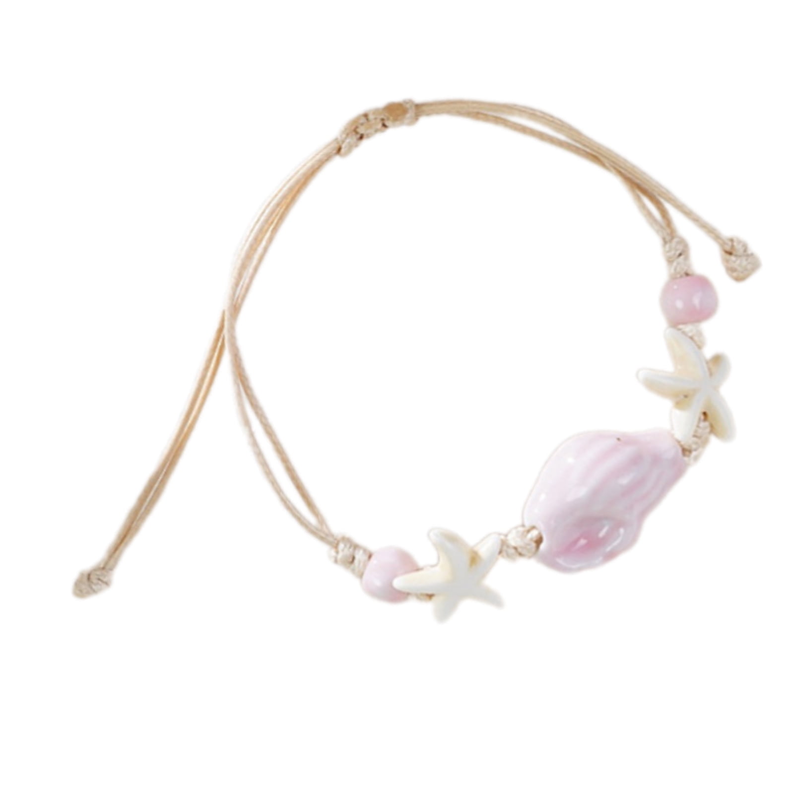 Stylish Marine Inspired Ceramic Star Fish Conch Beaded For Women ...