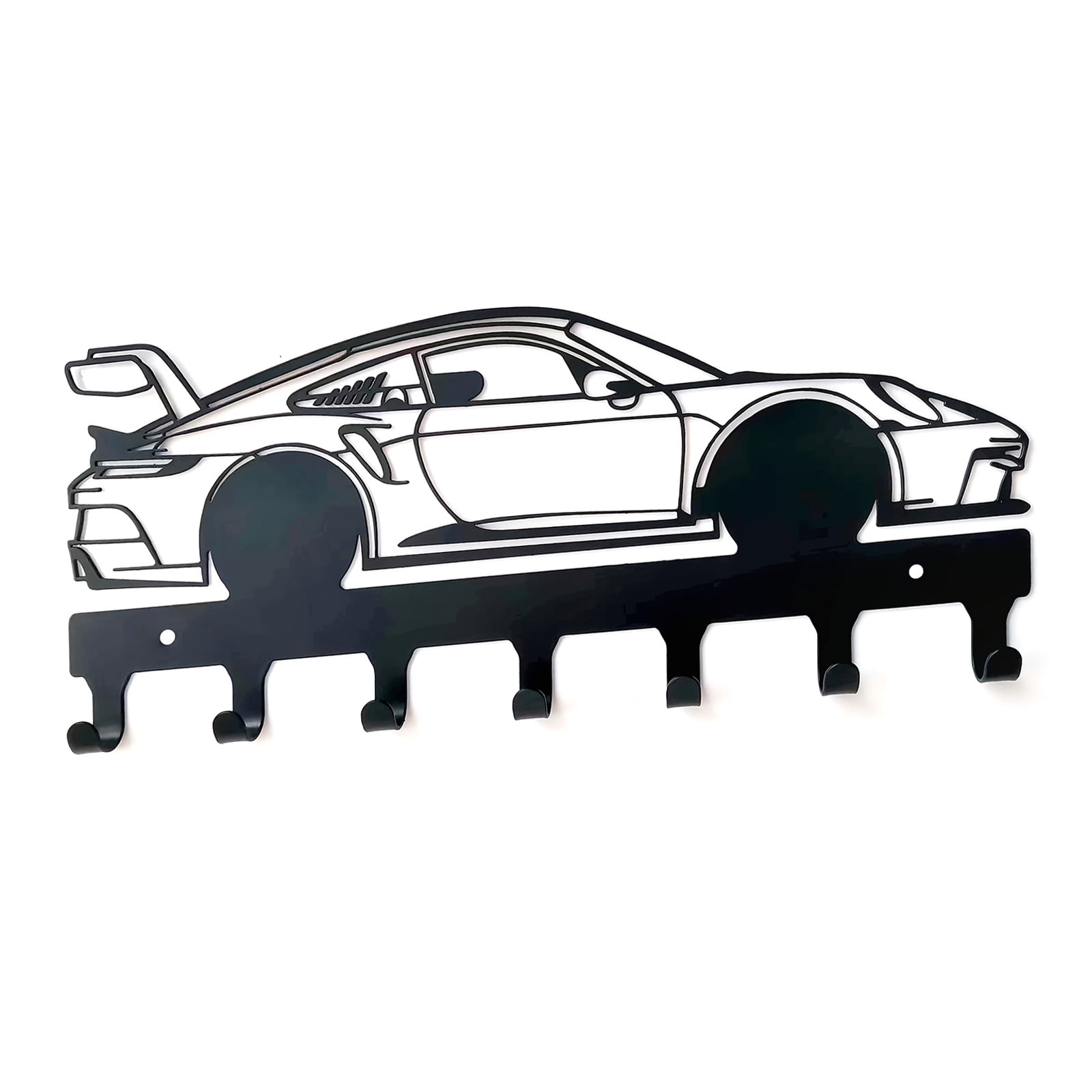 Stylish Metal Car Key Rack with Simple Designs Keychain Wall Hanger ...