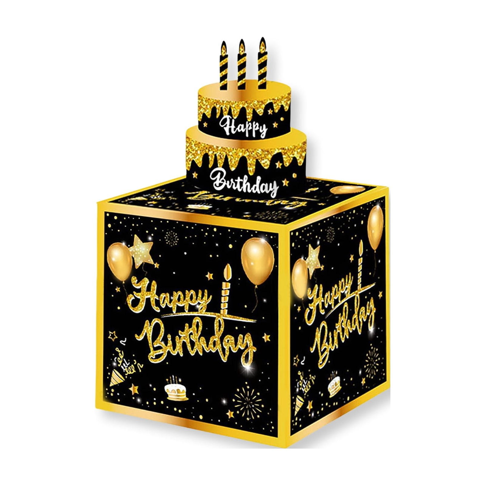 Stylish Money Box with Pull Out Happy Birthday Card and Discreet Cash ...