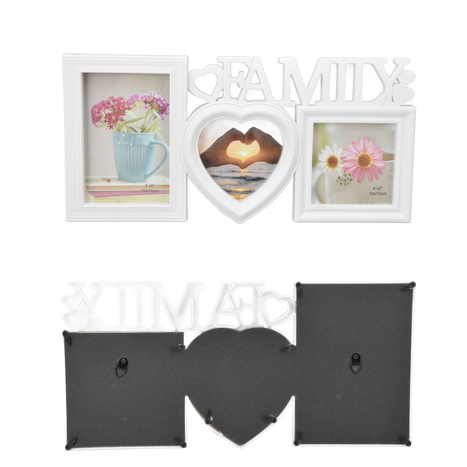 Stylish Multi,Photo Frame For Wall Decor, Holds 10x15cm 10x10cm Photos ...