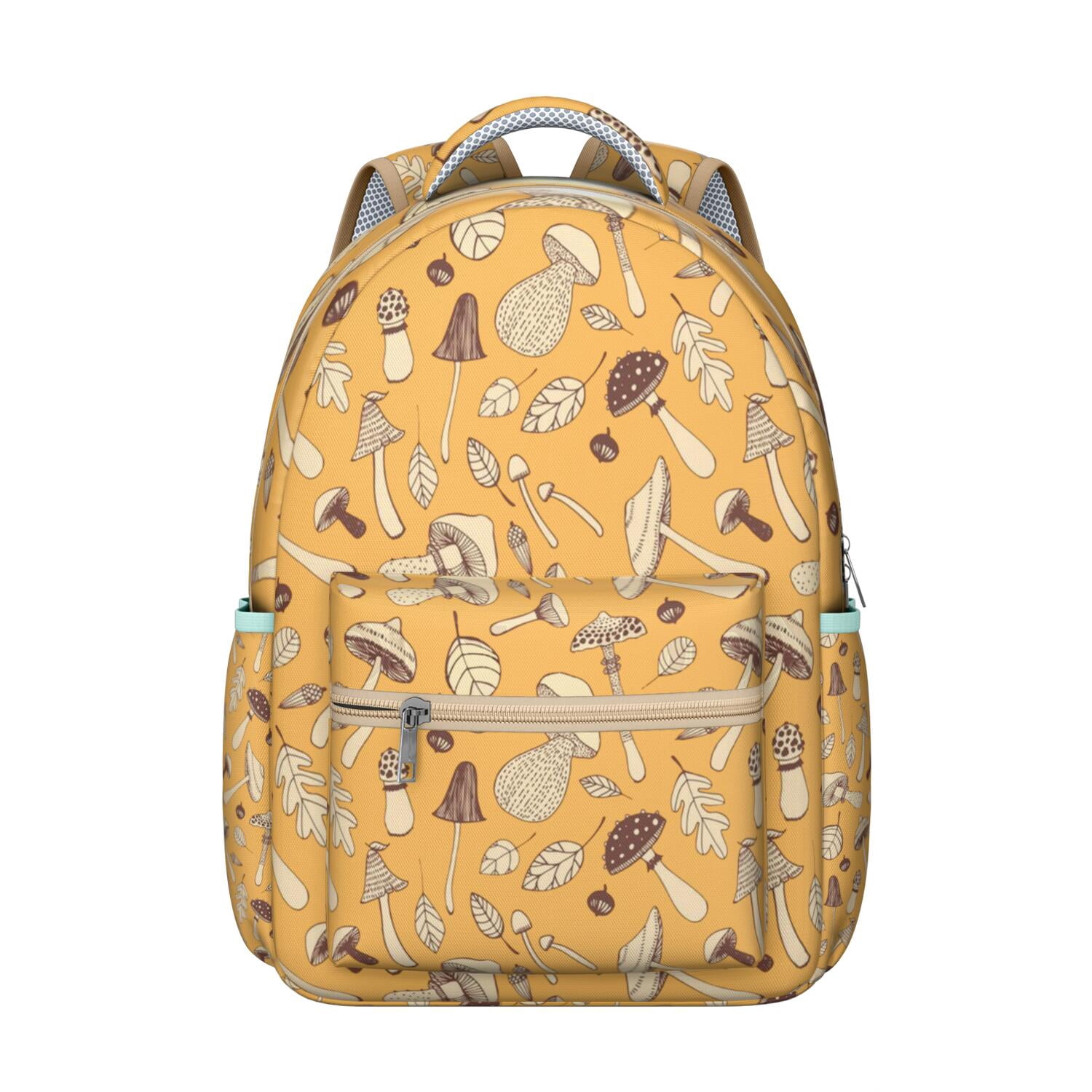Stylish Mushroom Aesthetic Backpack for Teens, Cute College School ...