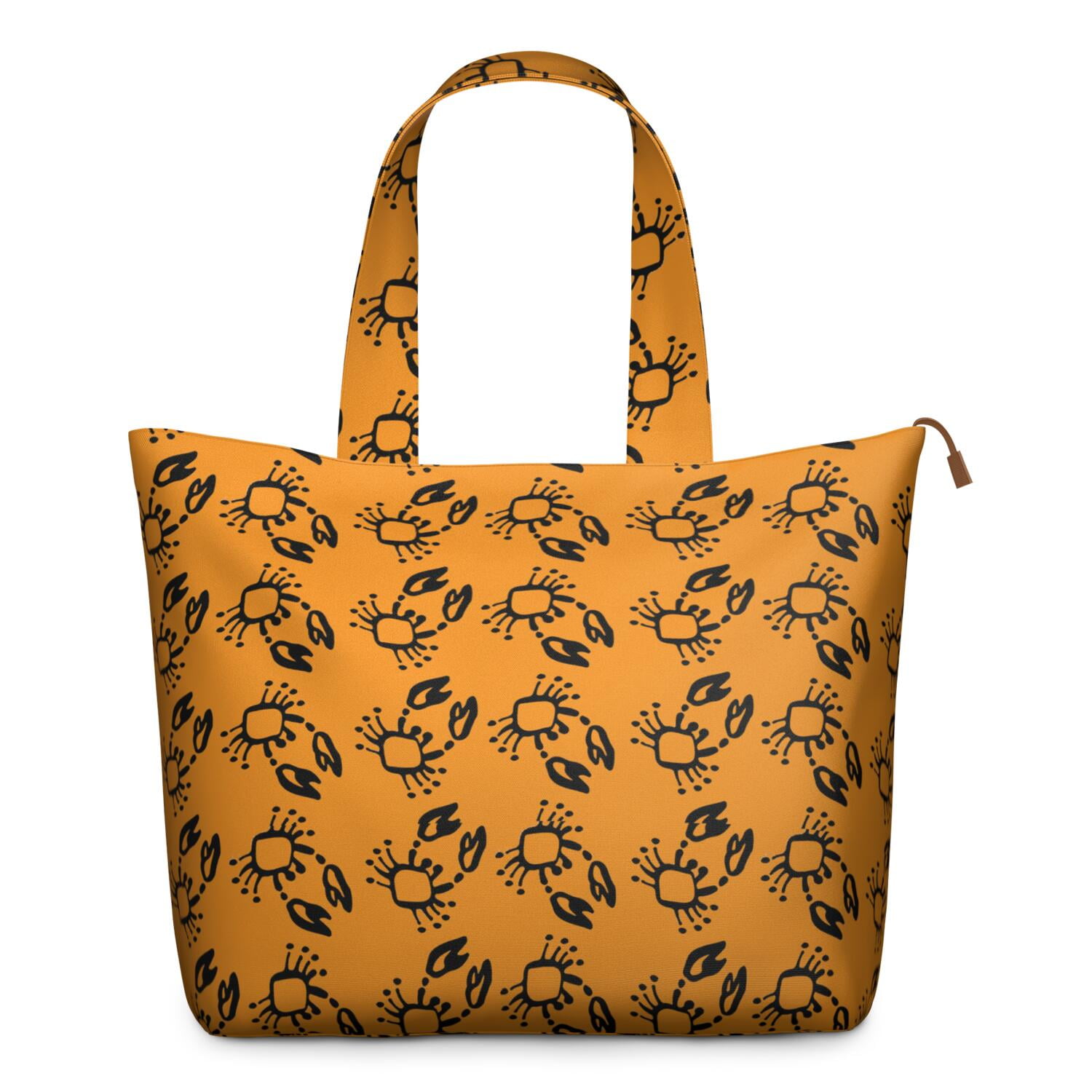 Stylish Nautical Crab Travel Bag Featuring Sea and Marine Life ...