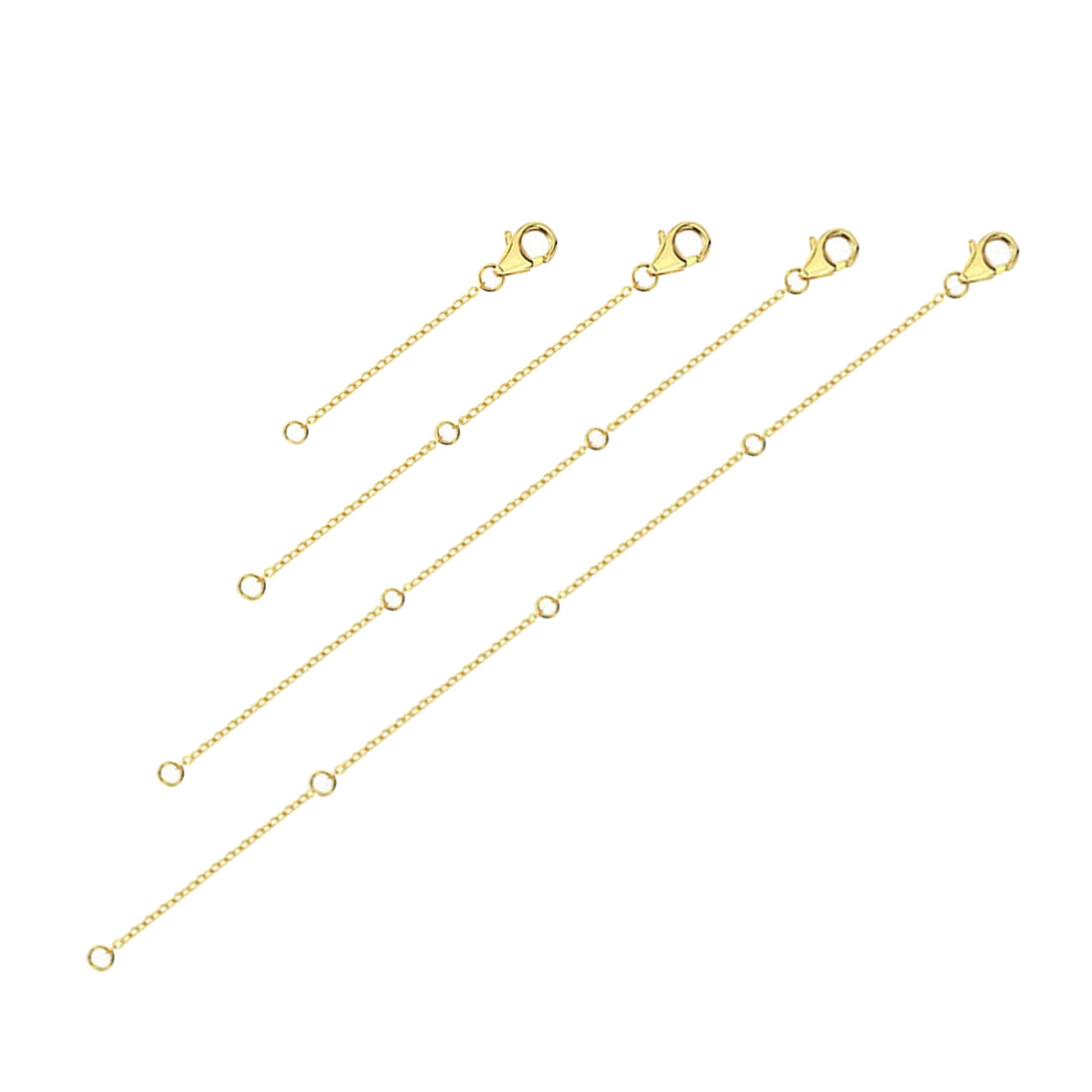 Stylish Necklace and Extenders Adjustable Length Chains Alloy Metal ...