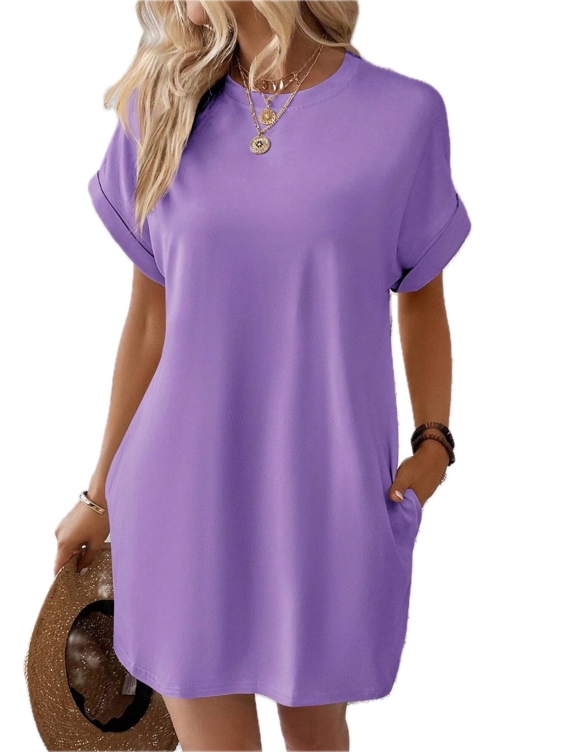 Stylish Opaque Mini Dress with Comfortable Stretch Fabric for ...