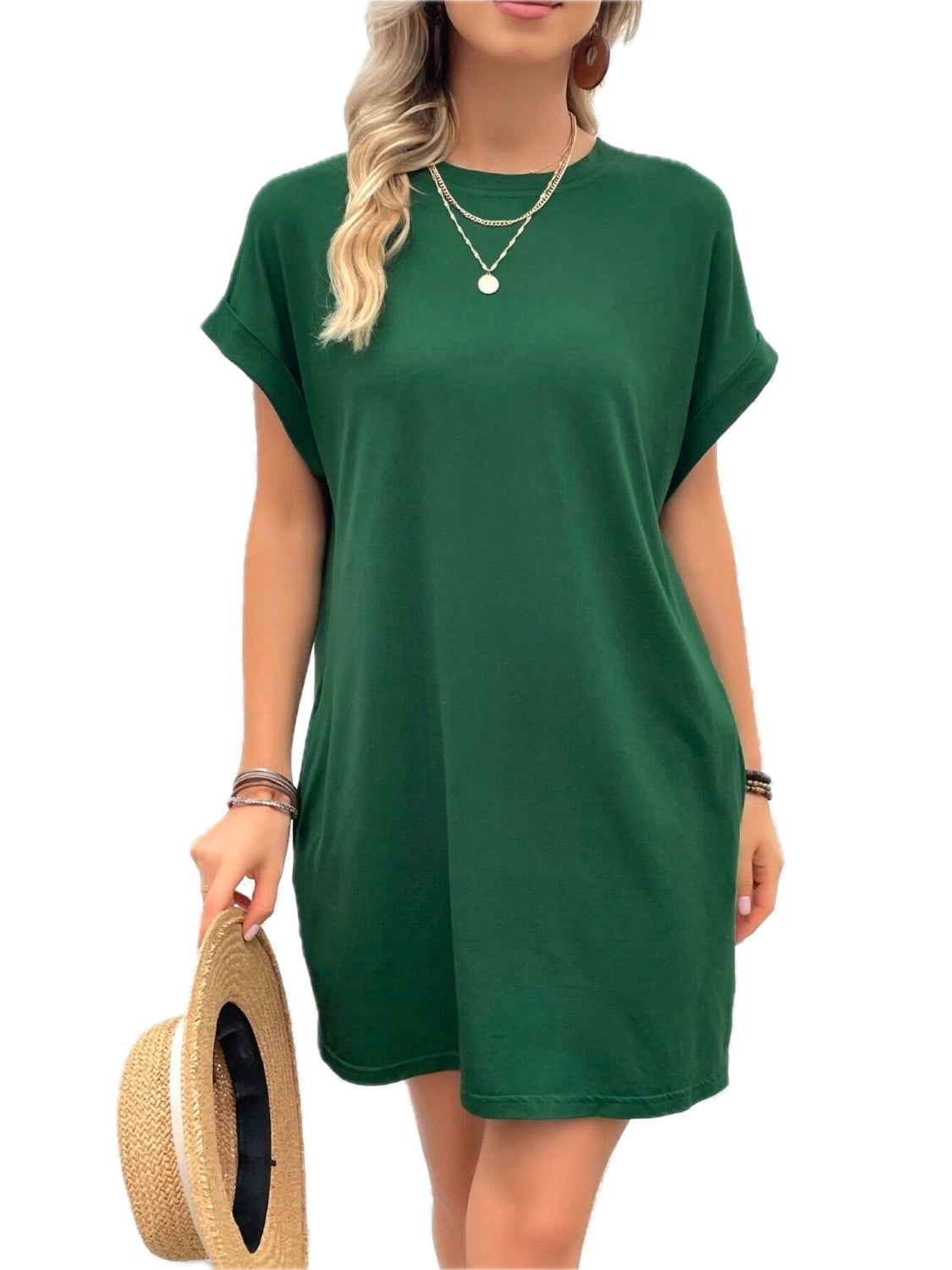 Stylish Opaque Mini Dress with Comfortable Stretch Fabric for ...