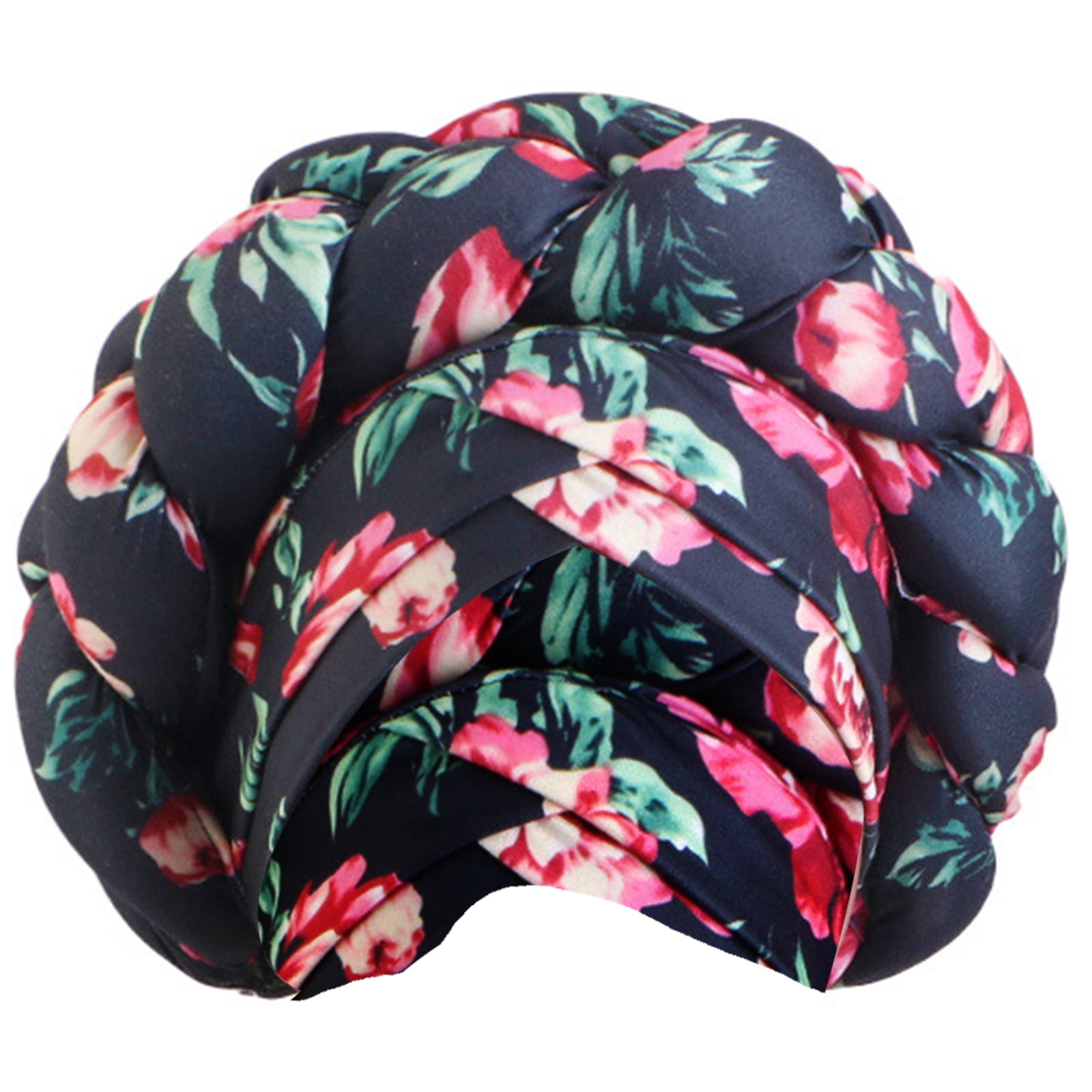Stylish Oversized Twist Braid Headwrap Hijab Hat African Turban Hat for ...