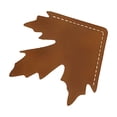 Stylish PU Leather Bookmarks With Maple Leaves Designs Soft Materials ...