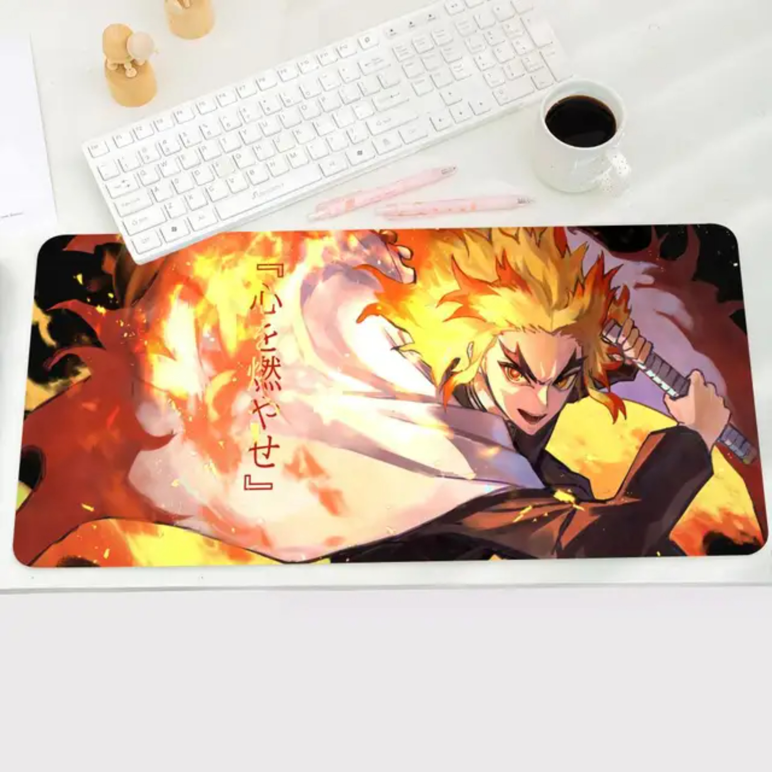 Stylish Premium Luxury High-Quality Large Demon Slayer Kyojuro Anime ...