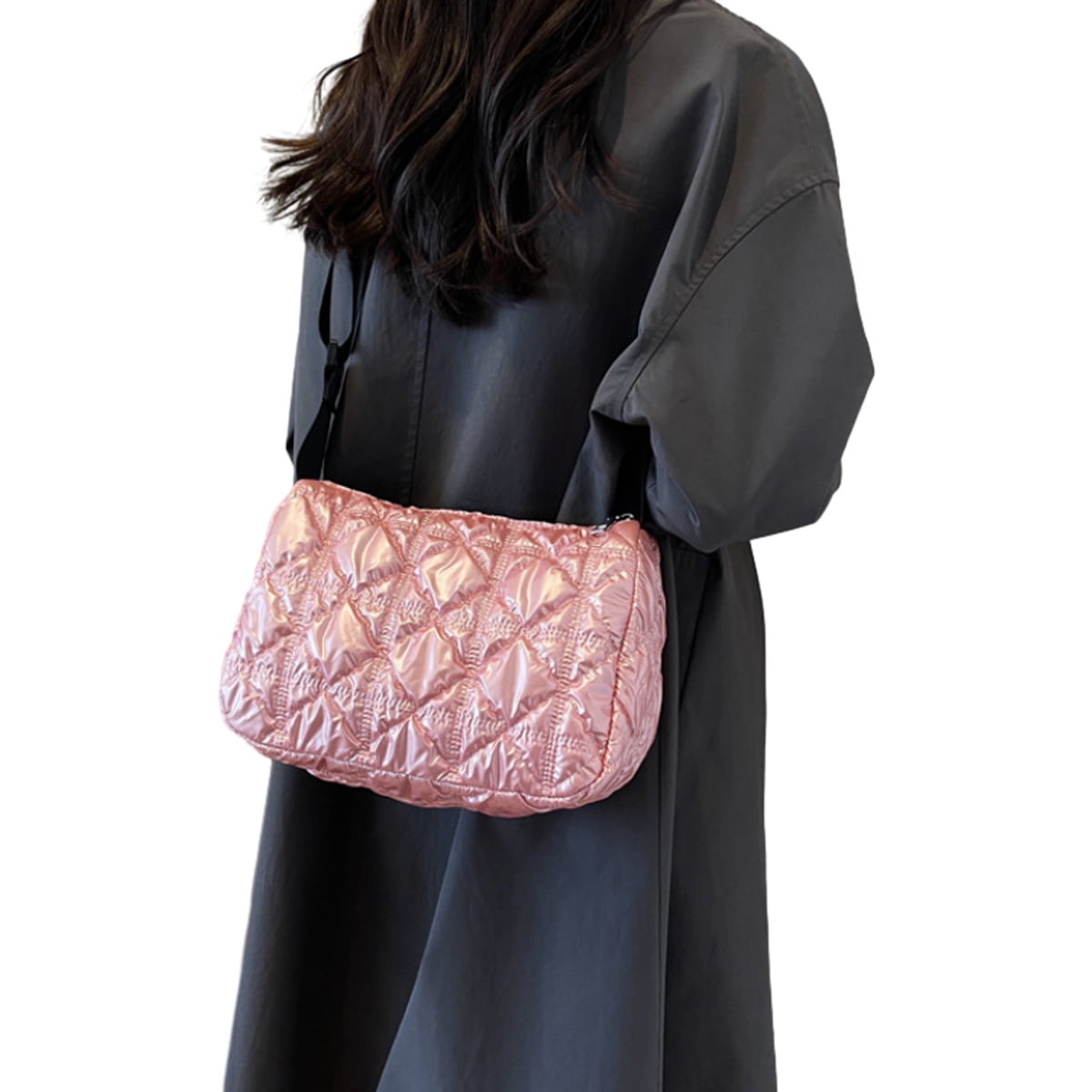 Stylish Puffer Shoulder Bag for Women-Soft and Waterproof Small Puffer ...