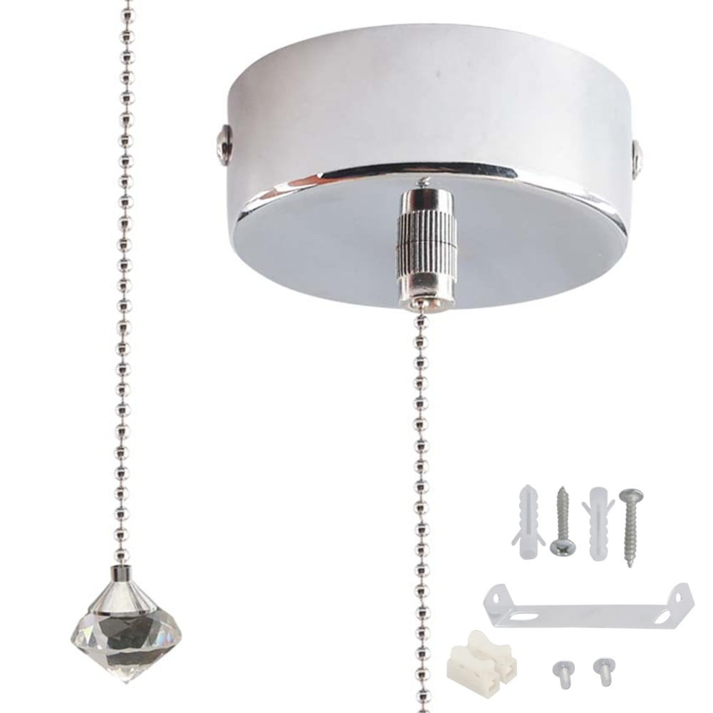 Stylish Pull Cord Light Switch with 200cm String for Bathroom Ceiling ...