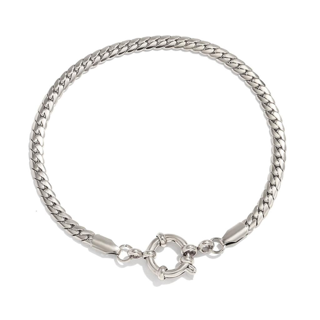 Stylish Punk Inspired Chain Buckles Bracelet for Fashion Enthusiasts ...