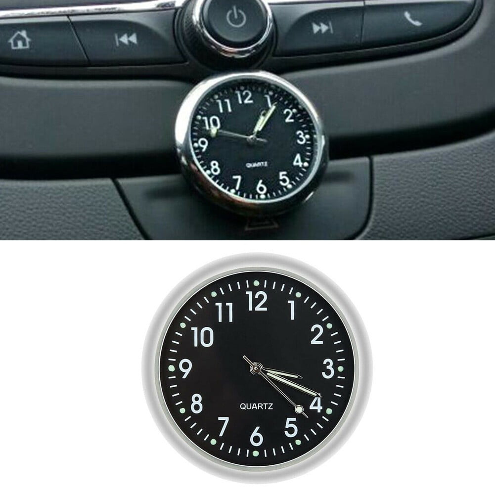 Stylish Quartz Analog Car Dashboard Clock for Home and Office - Walmart.com