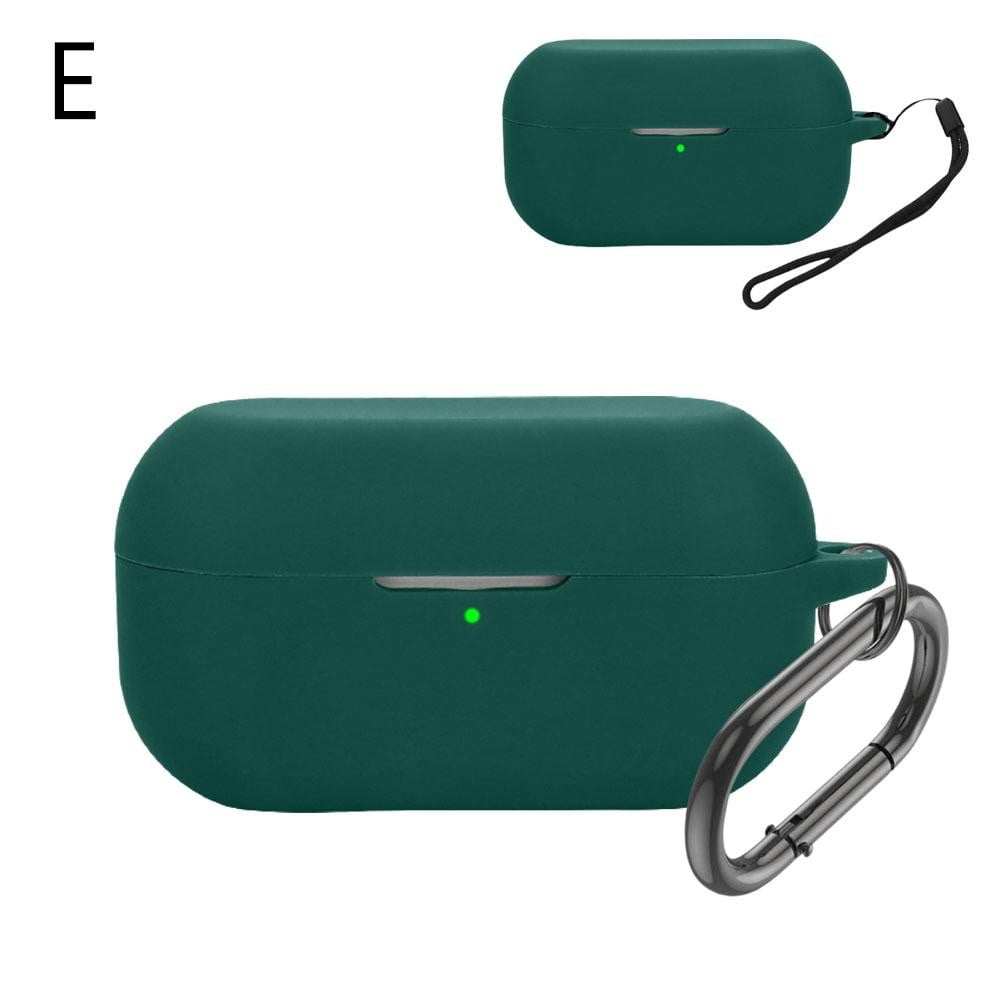 Stylish Red Silicone Case for Technics EAH-AZ100 with Carabiner Lanyard ...