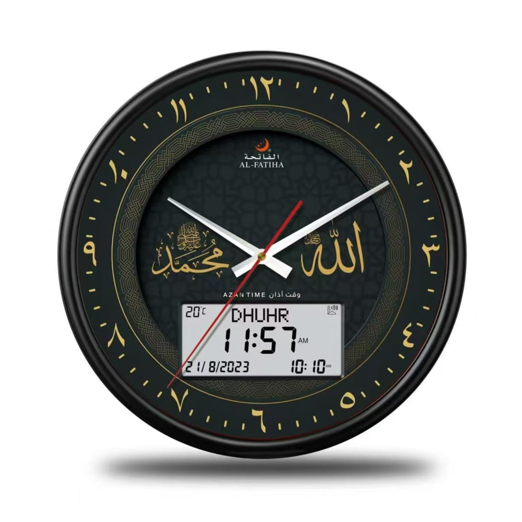 Stylish Retro Wall Clock 13 Inch Round Screen Shows Roman Numerals ...