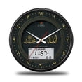 Stylish Retro Wall Clock 13 Inch Round Screen Shows Roman Numerals ...