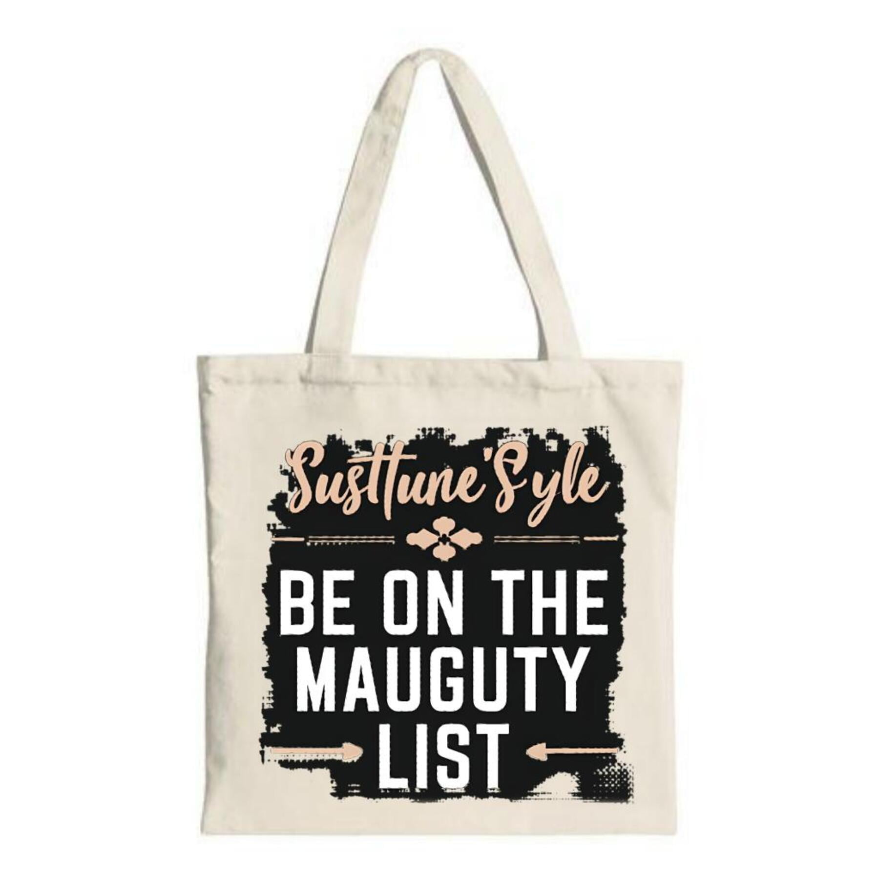 Stylish Reusable Canvas Grocery Shopping Bag - " Susitune Style BE ON ...