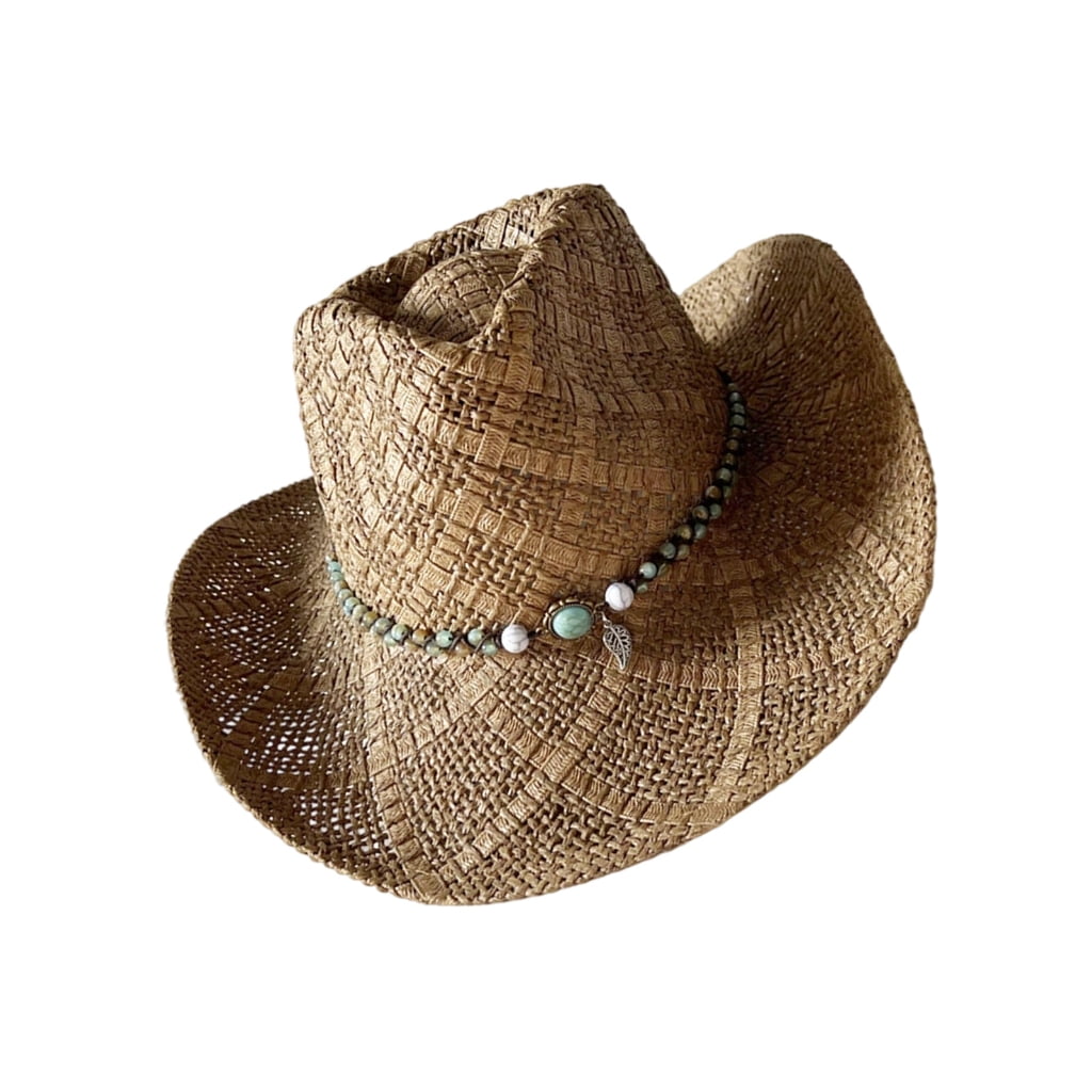 Stylish Rolled Brims Vacation Hat Handwoven Natural Fiber Fashion ...