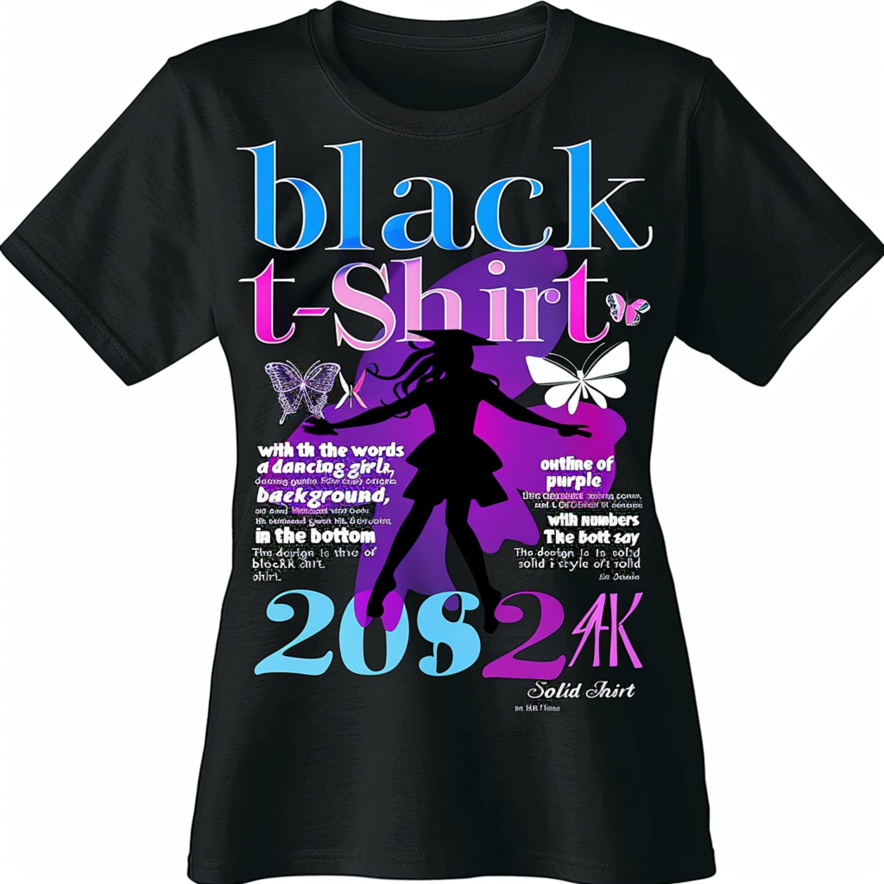 Stylish Senior Dance Mom Black T Shirt Featuring Dancing Girls ...