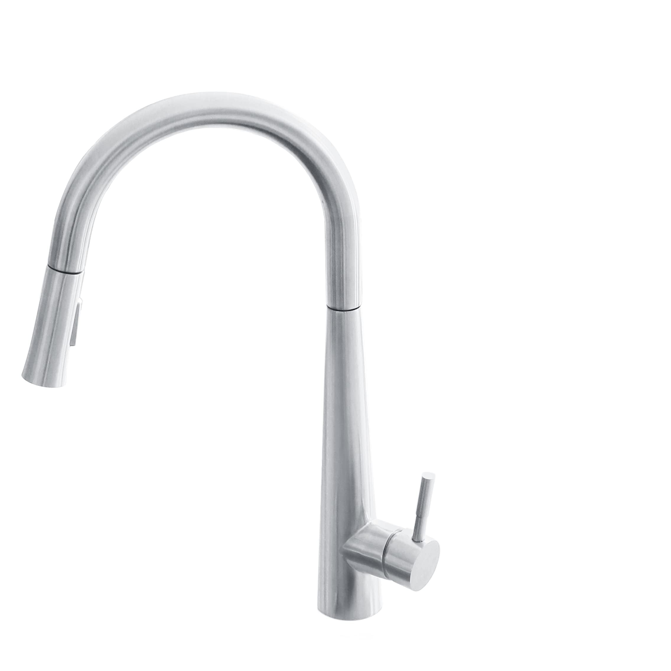 Stylish Siena One-Handle Polished Chrome Pull Down Kitchen Faucet ...