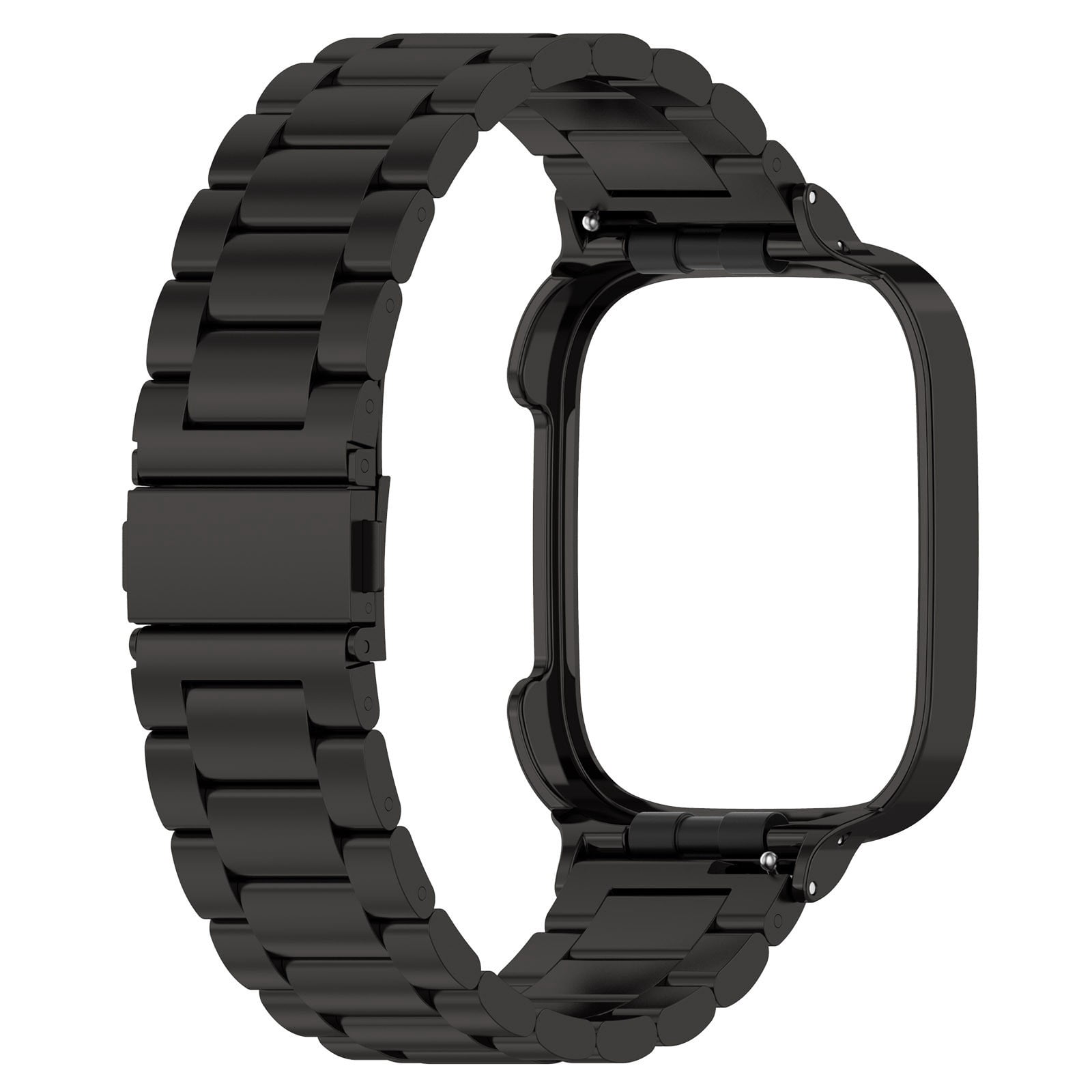 Stylish Stainless Steel Integrated Metal Strap With Triple Bead Design ...