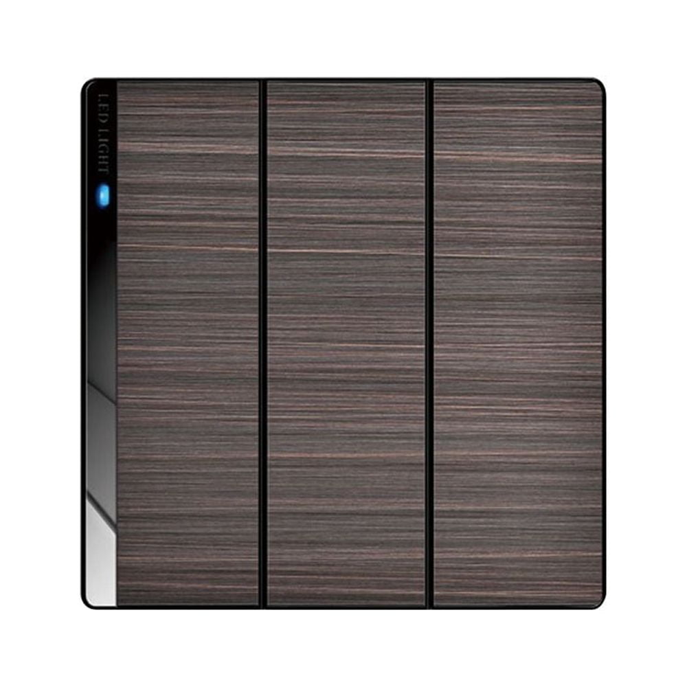 Stylish Stainless Steel Wire Drawing Large Panel 86mm 1/2/3/4 Gang 1 ...