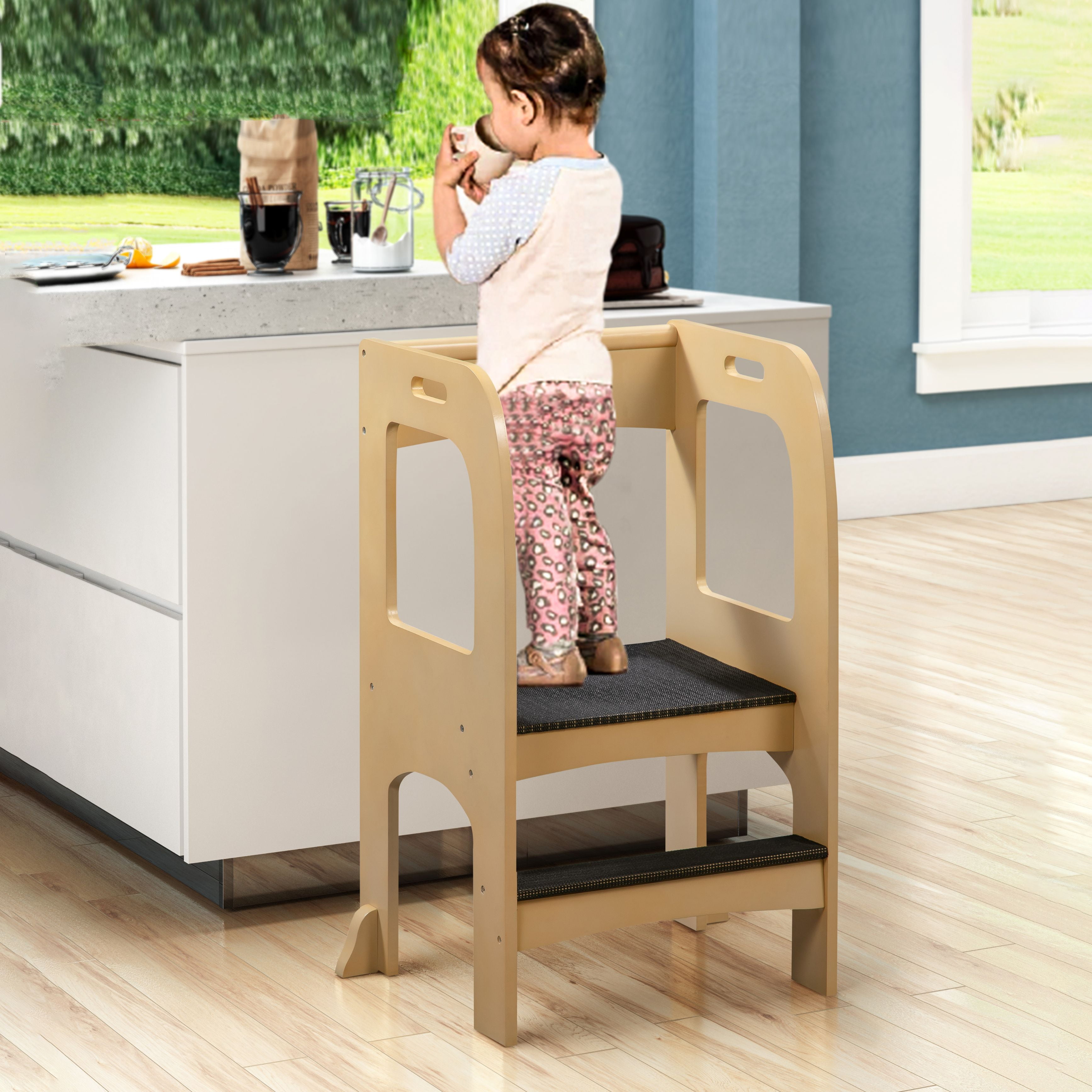 Stylish Steps for Little Kitchen Helpers, Kids On The Rise Kitchen Step ...
