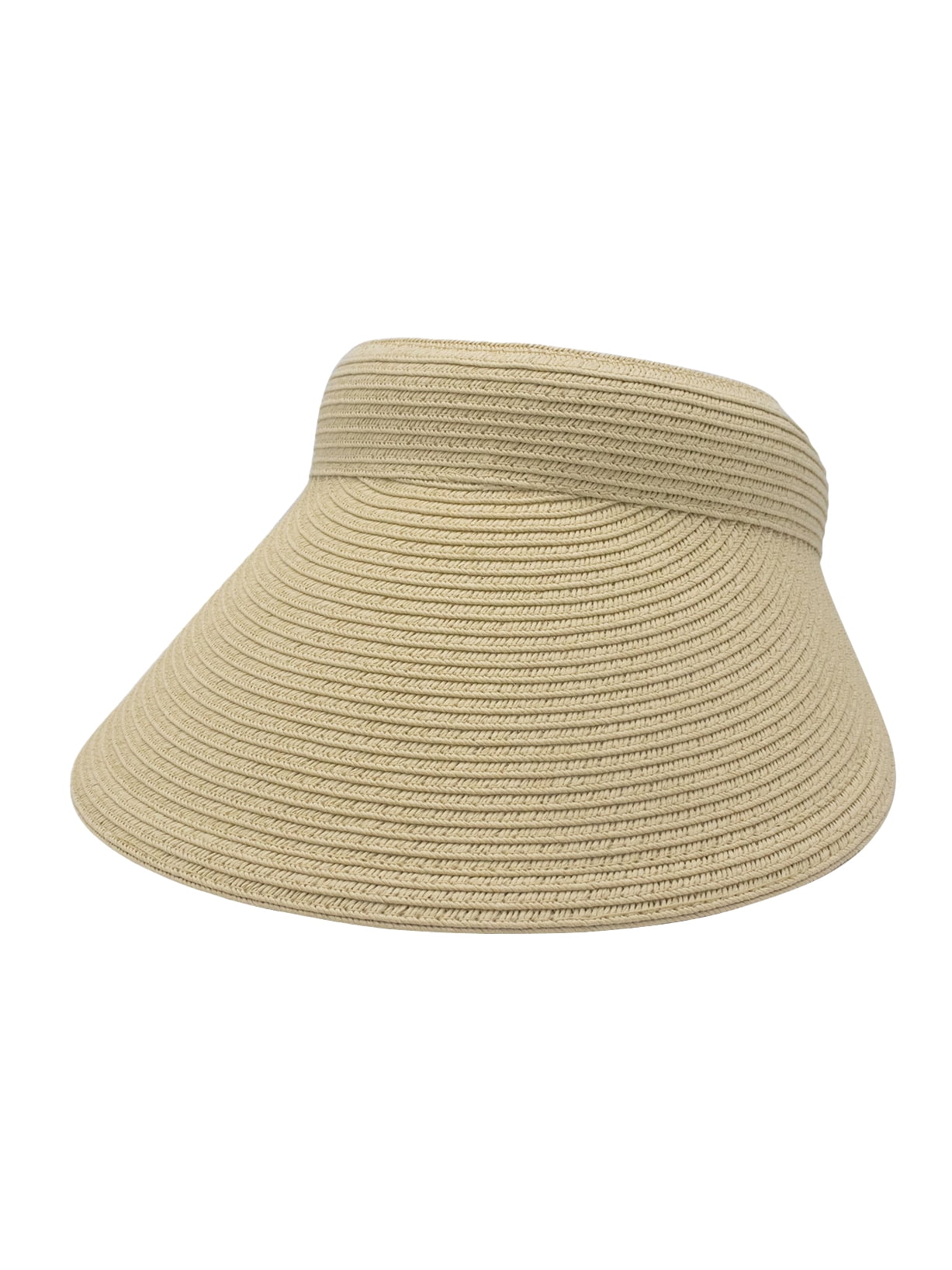 Stylish Toyo Braid Clip On Visor – Wide Brim Hat Perfect Sun Protection ...