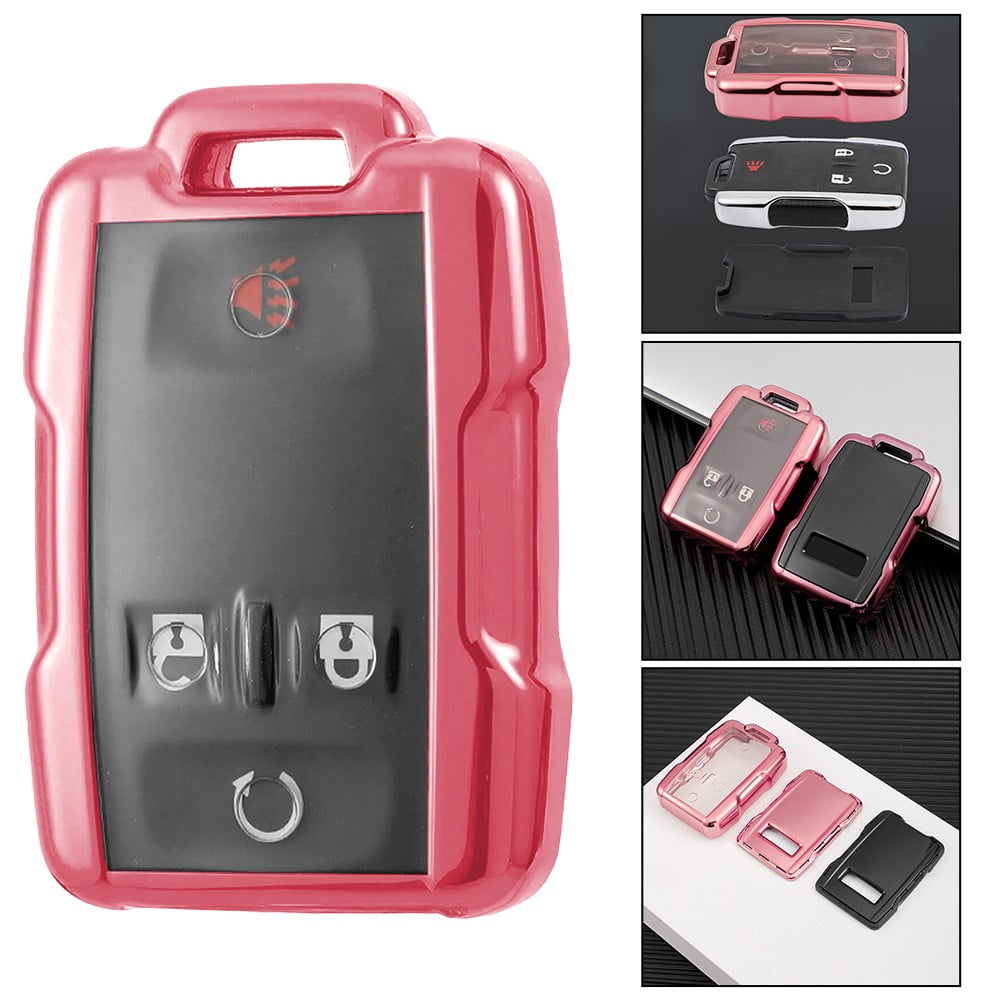 Stylish Tpu Remote Key Fob Case Shell For Chevrolet For Silverado 2015 ...