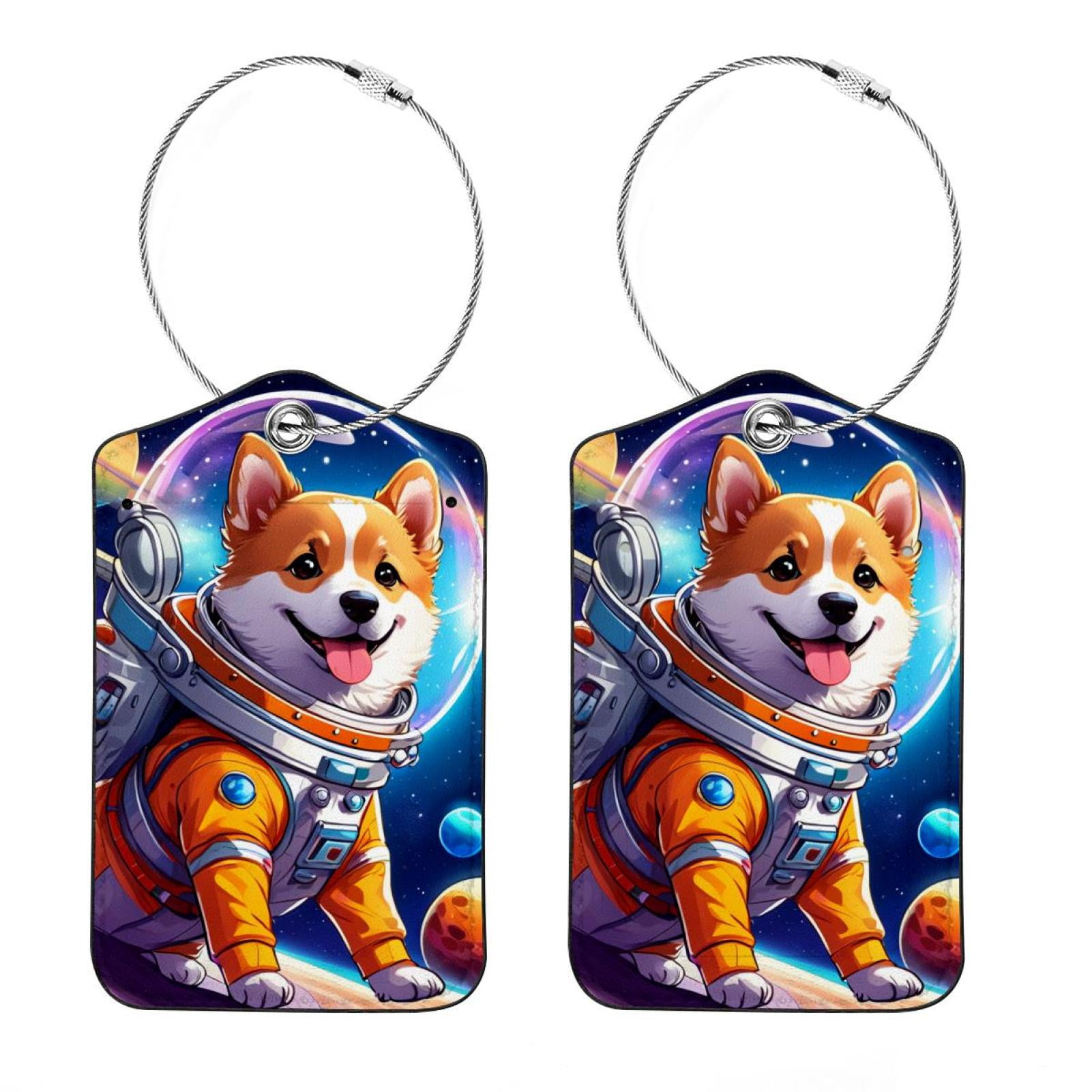 Stylish Travel Essential: 2Pcs Luggage Tags for Suitcase with Metal ...