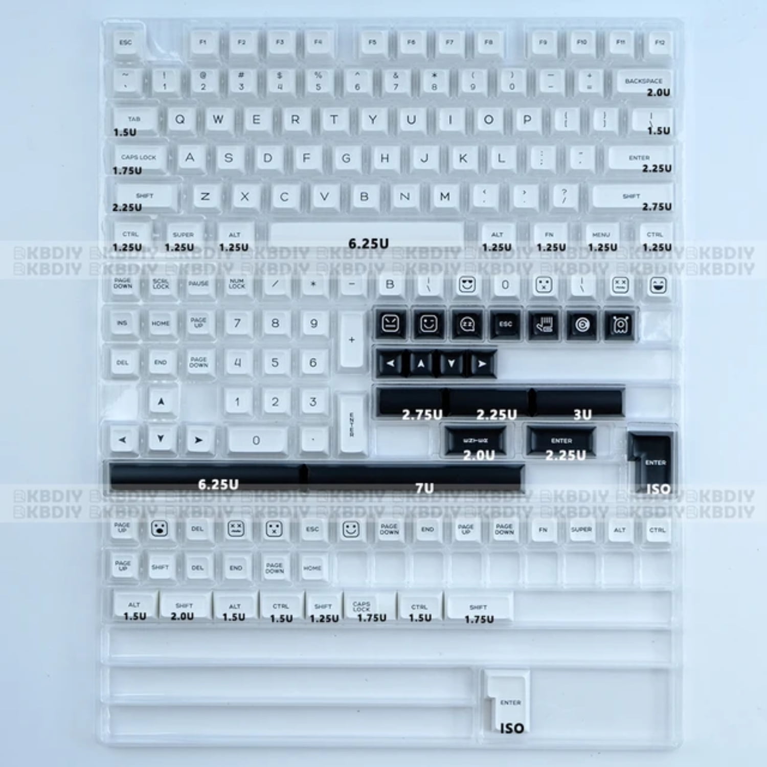 Stylish and Unique High-Quality SA Profile Double Shot PBT Keycaps Kit ...