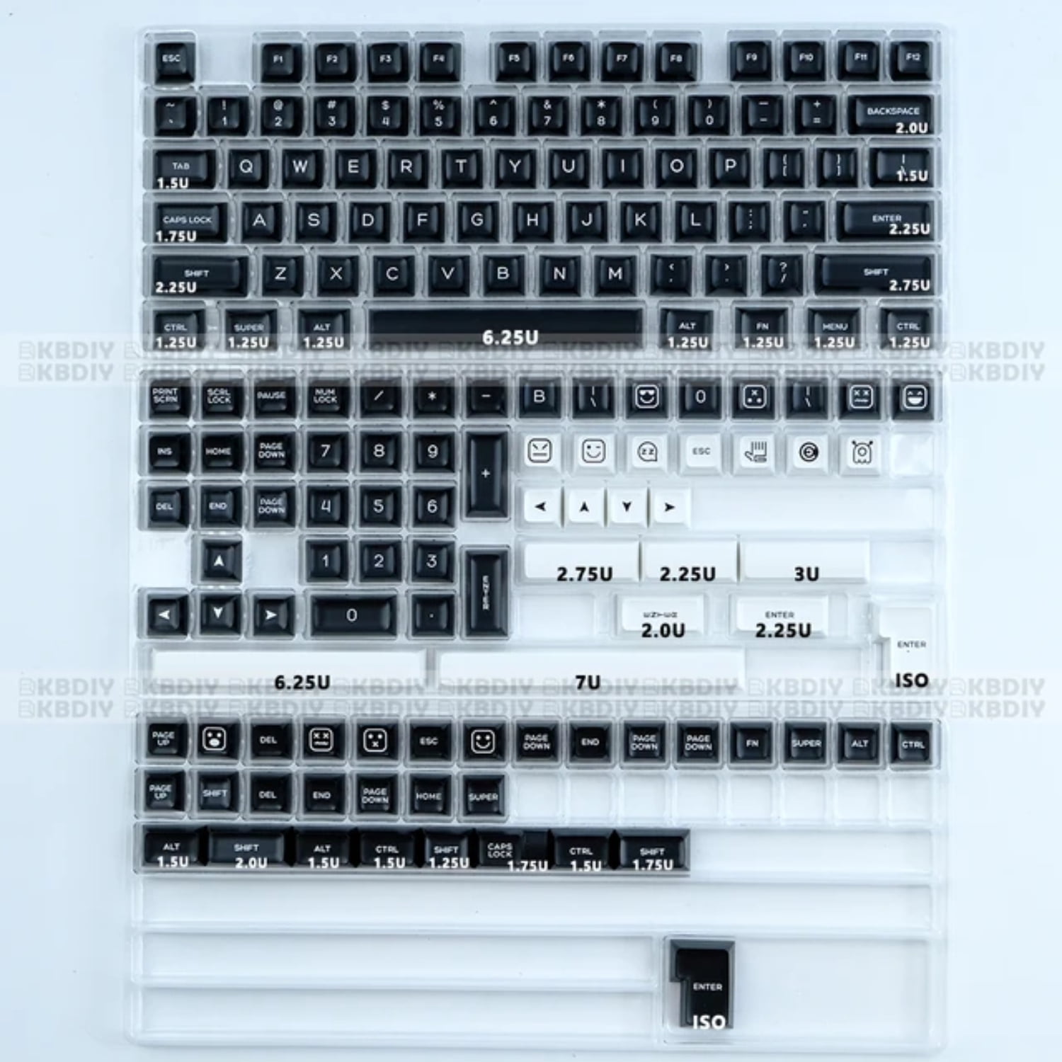 Stylish and Unique High-Quality SA Profile Double Shot PBT Keycaps Kit ...